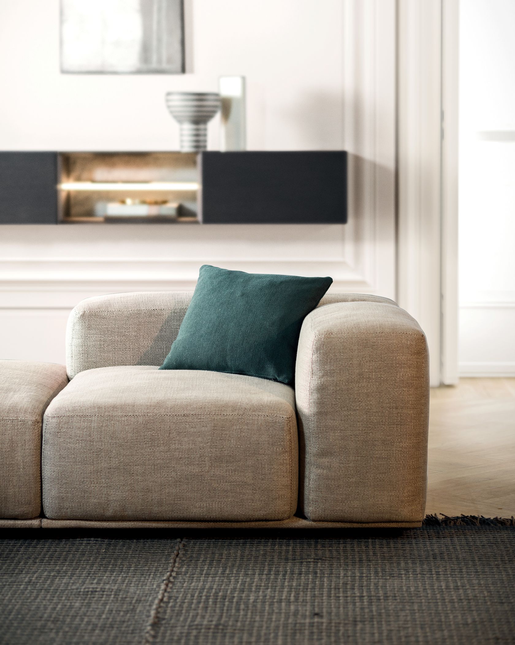 DELANO | Fabric sofa By PIANCA