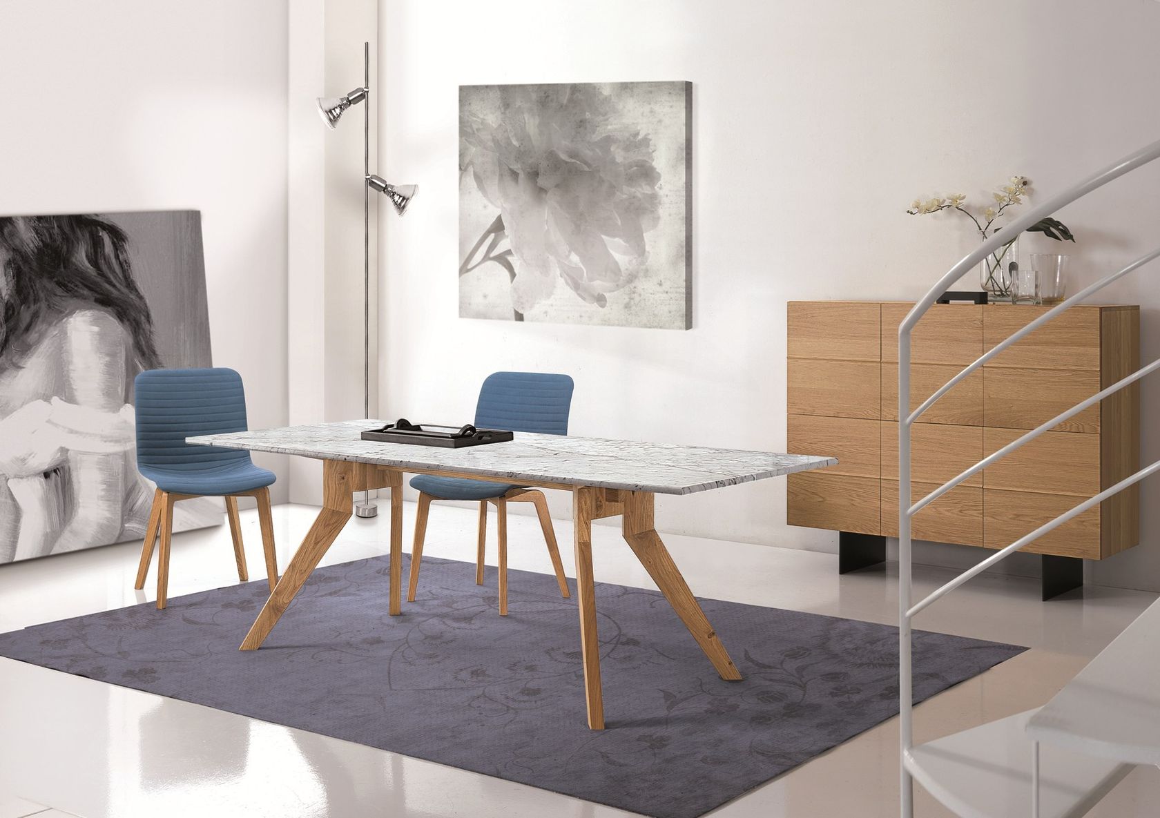 Rectangular custom table DELTA Oliver B. Casa Collection By Oliver B.