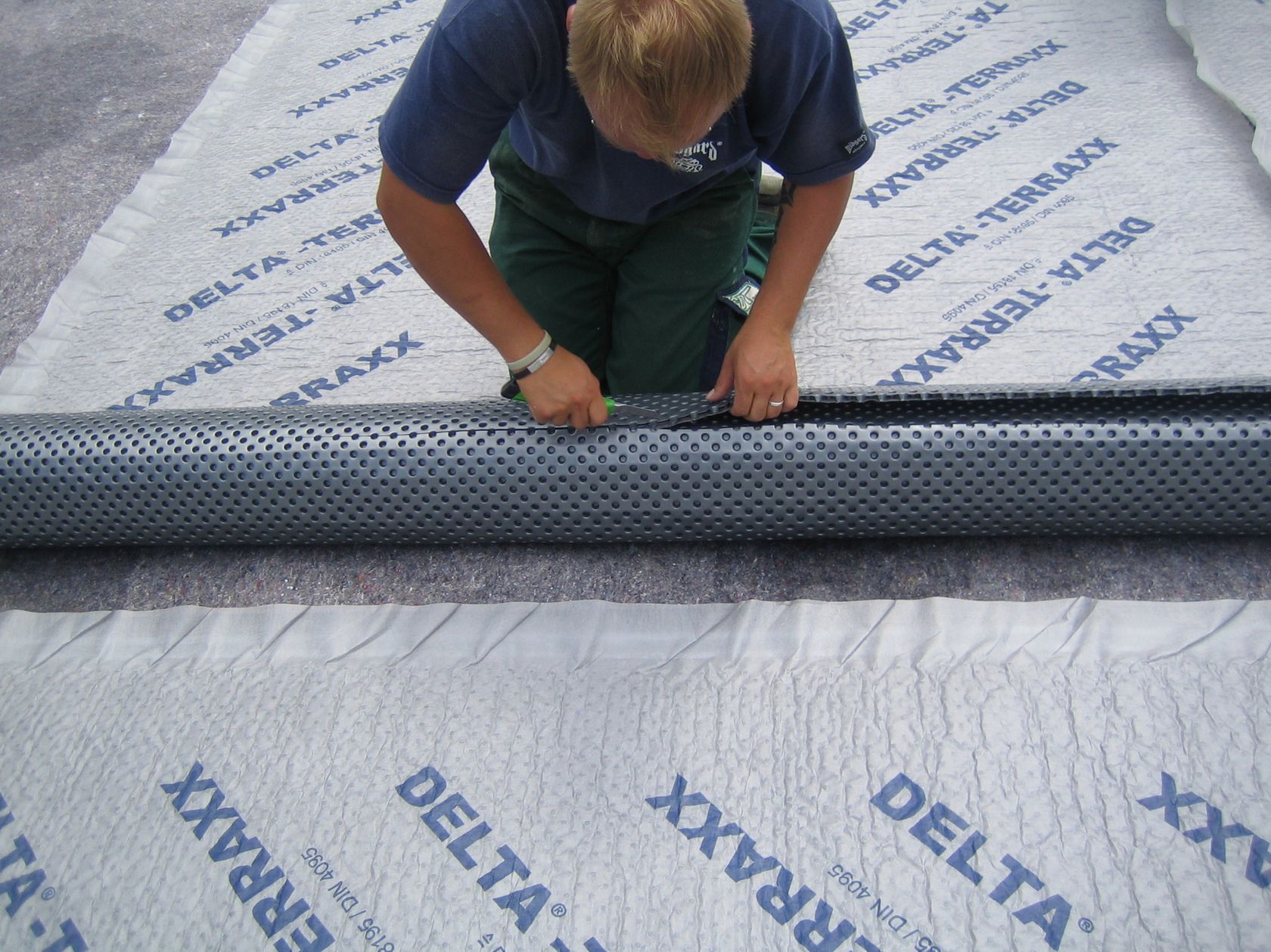 Drainage- und Schutzsystem gegen Erdreich DELTA® - TERRAXX By DÖRKEN ITALIA