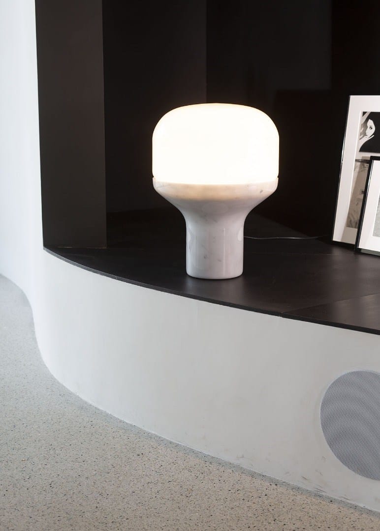 DELUX | Marble table lamp By Martinelli Luce design Studio Natural