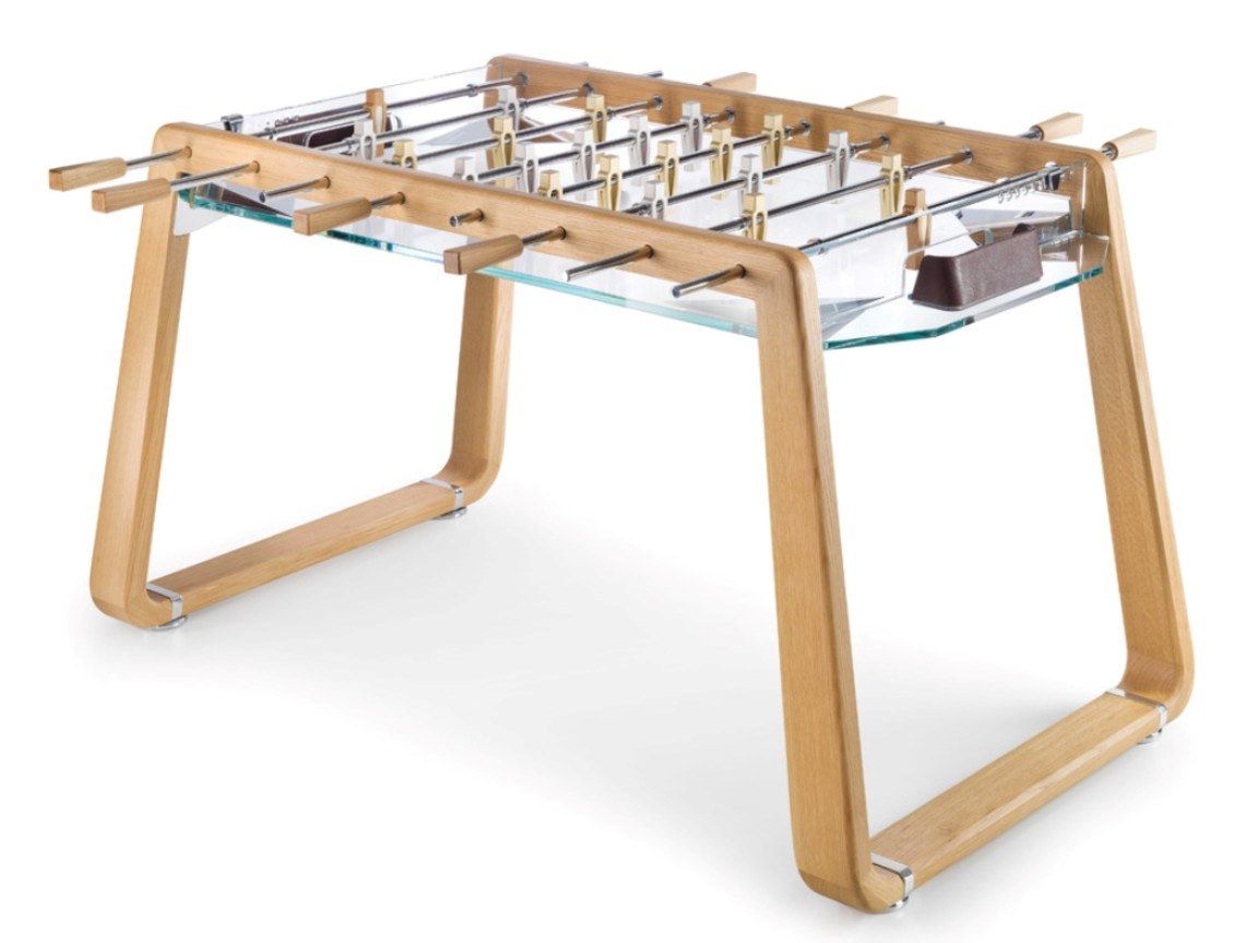 DERBY WOOD Football table By Impatia | design Gregg Brodarick, Lucia Guazzi