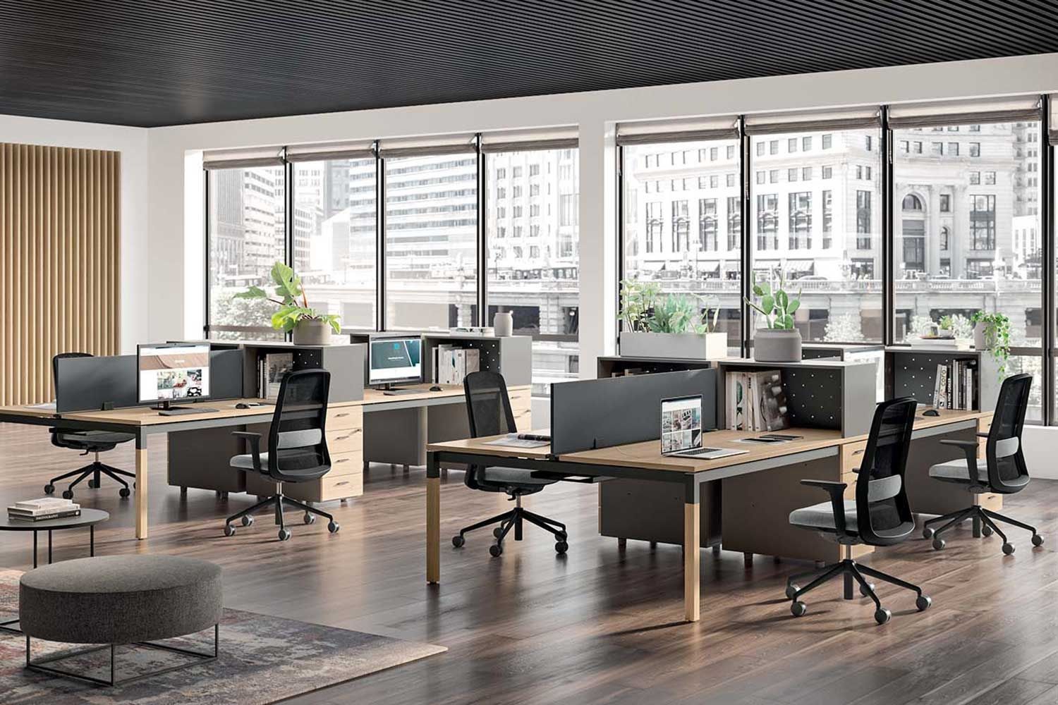 DESIGN OFFICE Swivel office chair with castors By Quadrifoglio Group ...