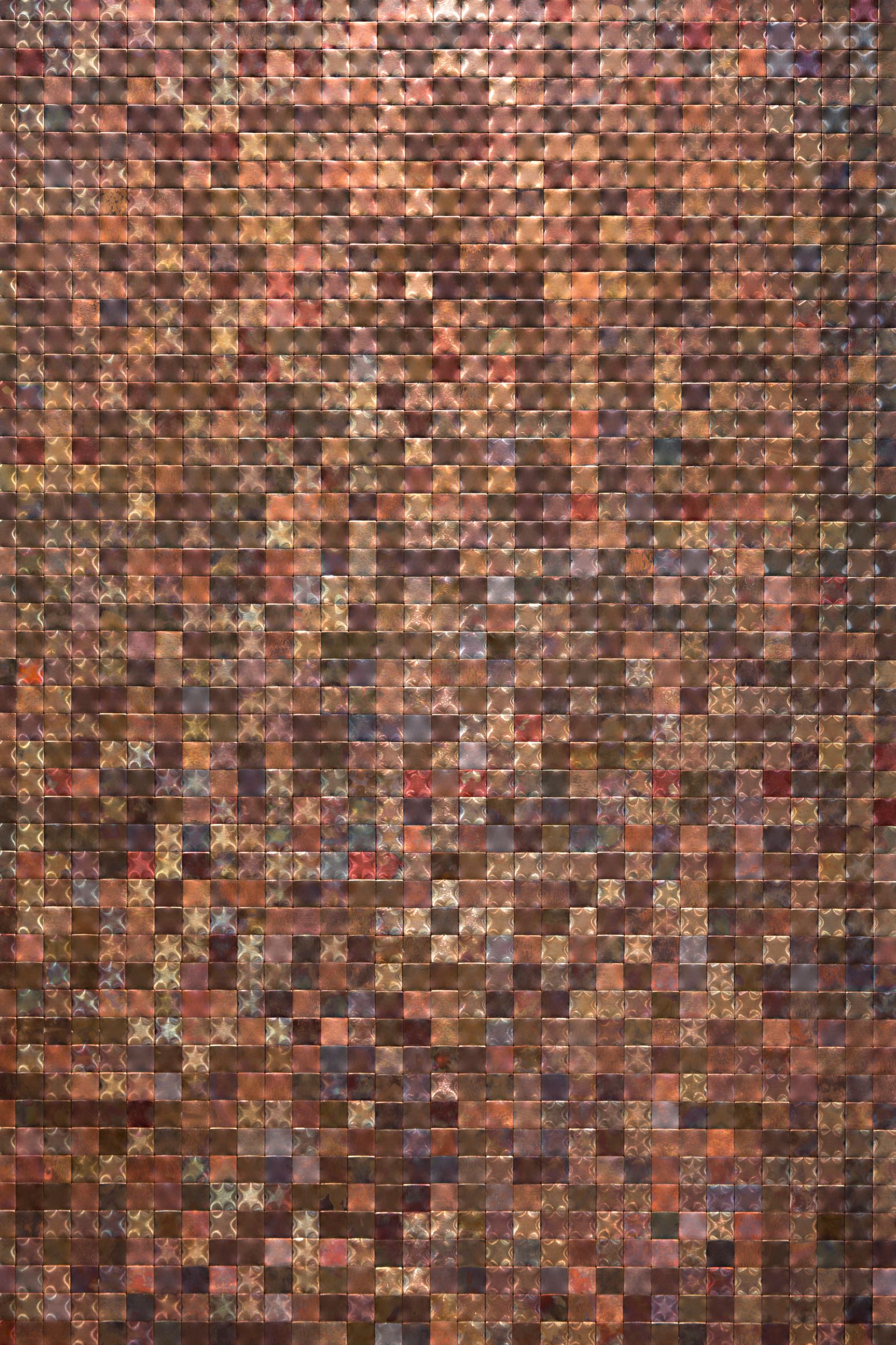 Metal mosaic DIAMOND 30 By DE CASTELLI