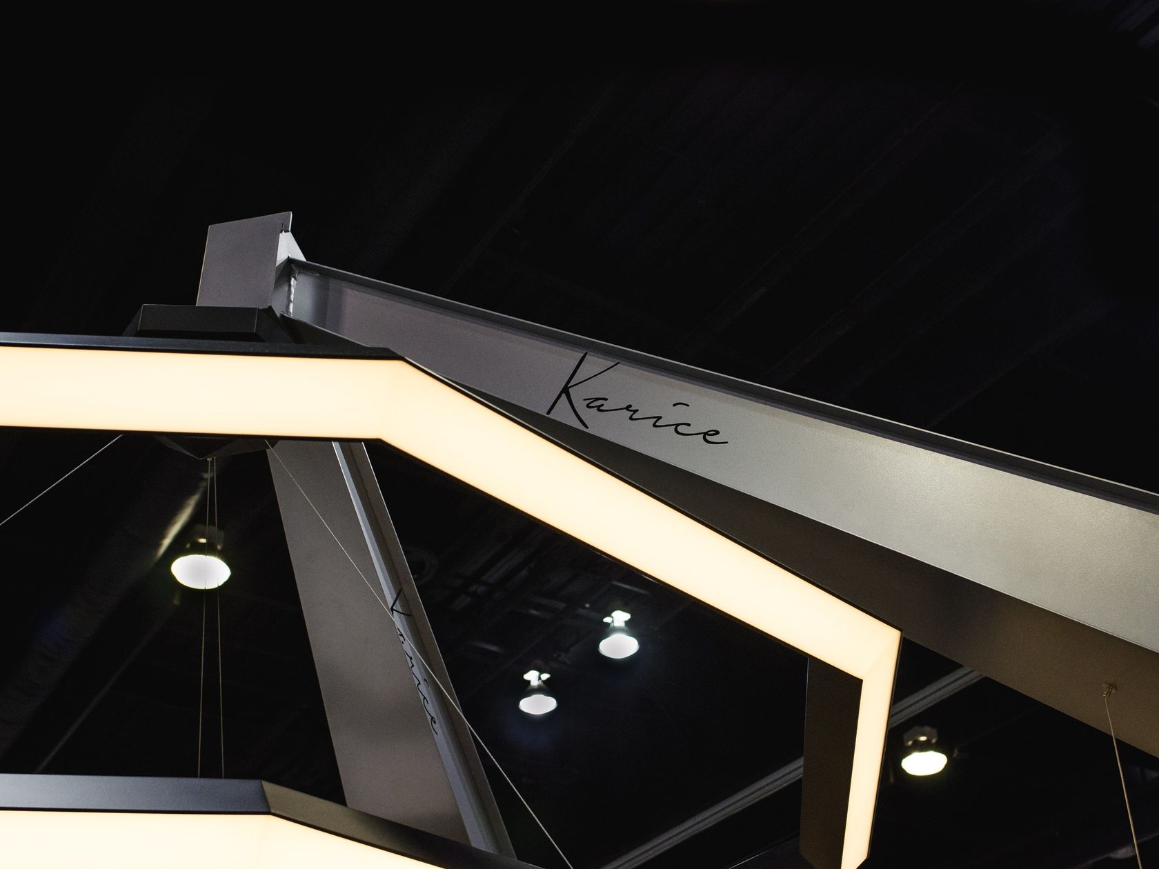 LED direct light pendant lamp with dimmer DIAMOND LUXENNEA By Karice ...