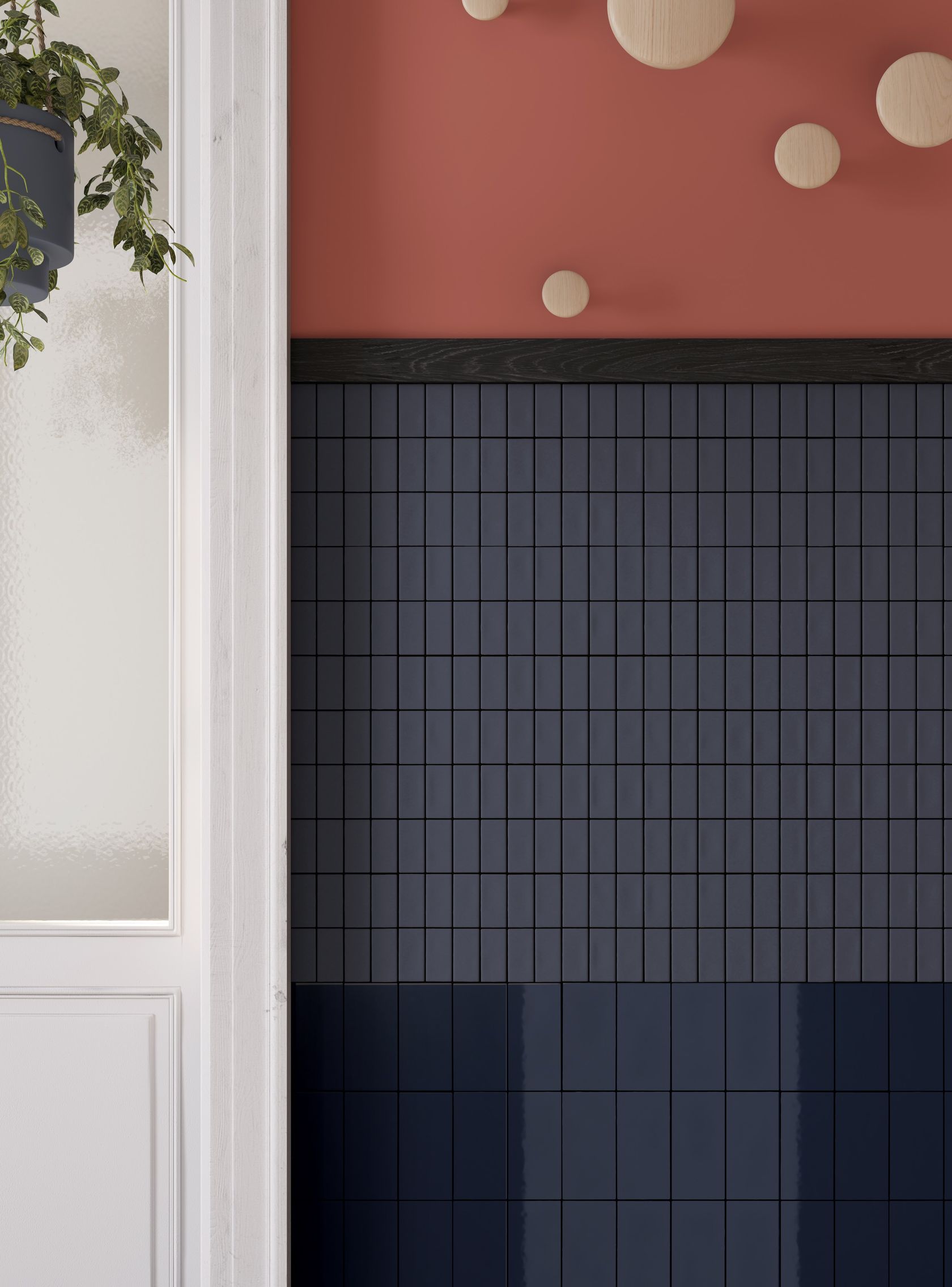 DIN DARK BLUE MATT Glazed stoneware wall/floor tiles By Mutina | design ...