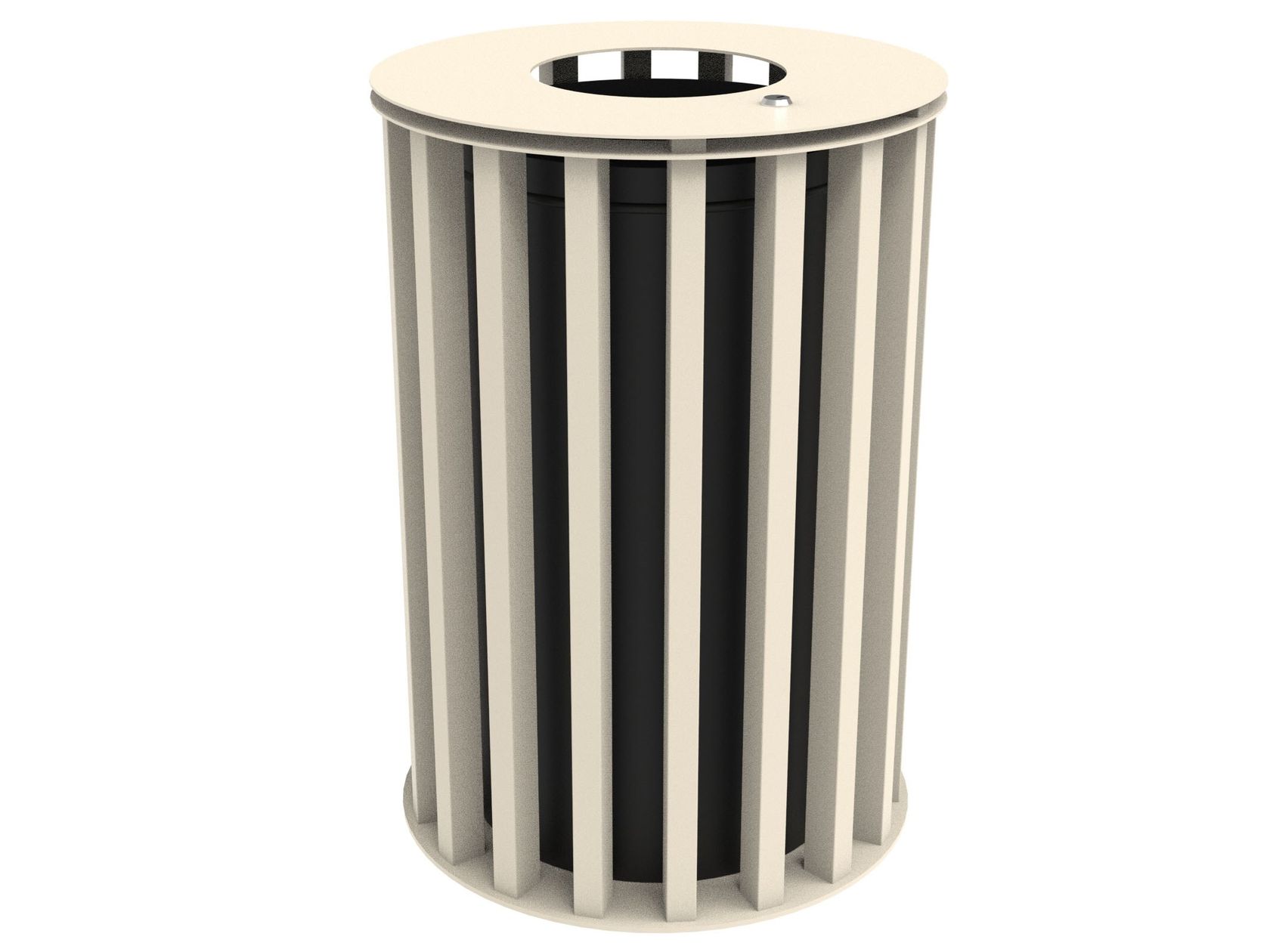 DINAMO Galvanized steel litter bin with lid By Lazzari | design Marco ...