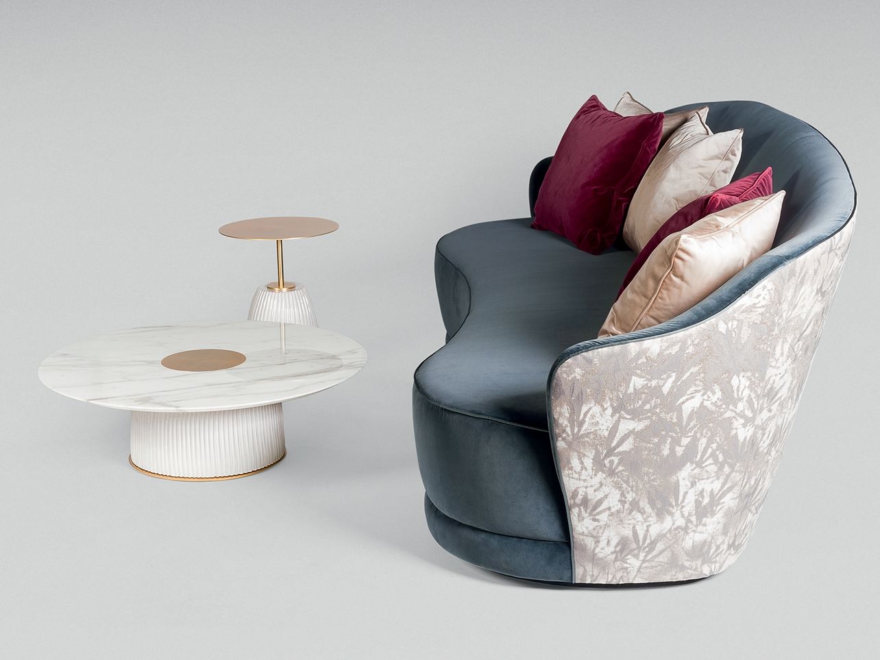 INSPIRATION Low ceramic and metal coffee table By Paolo Castelli ...