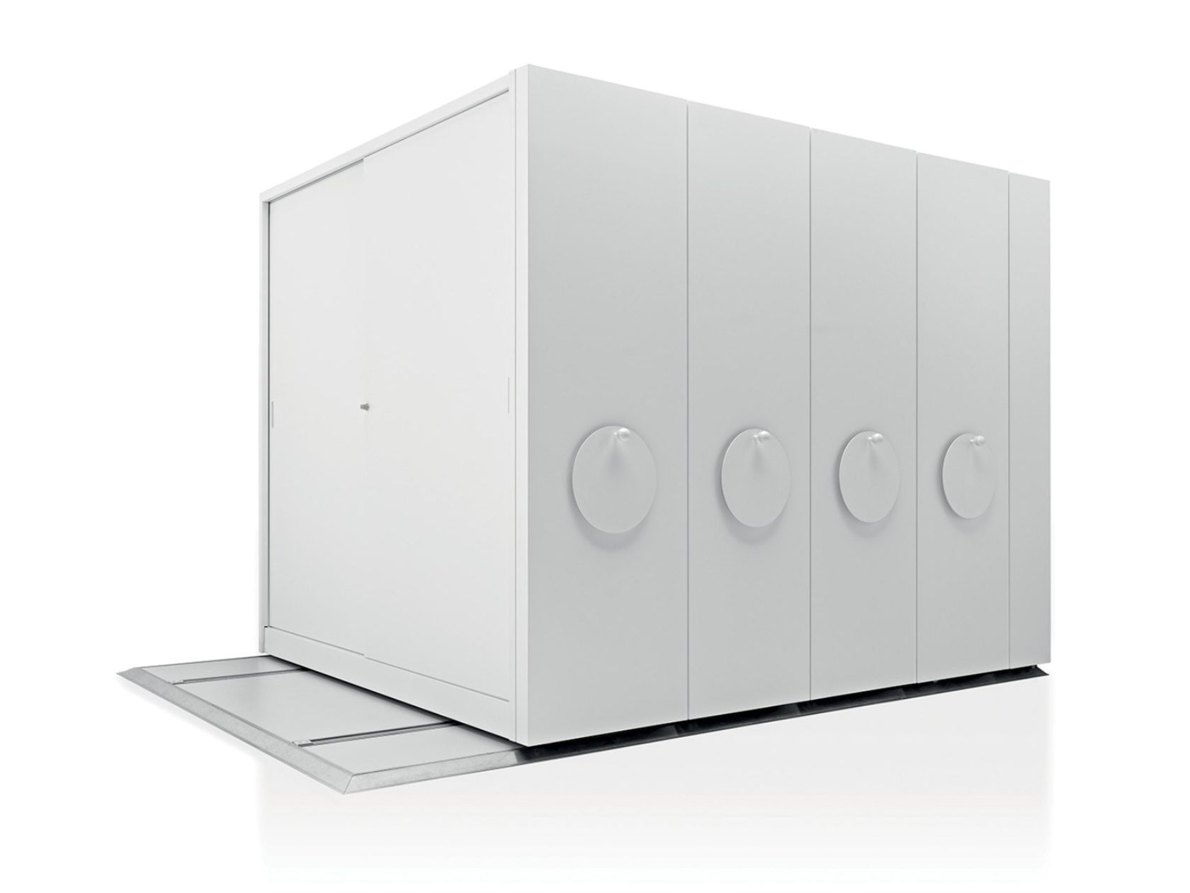 Compactable filing cabinet DISCOVERY By Fantin design Salvatore Indriolo