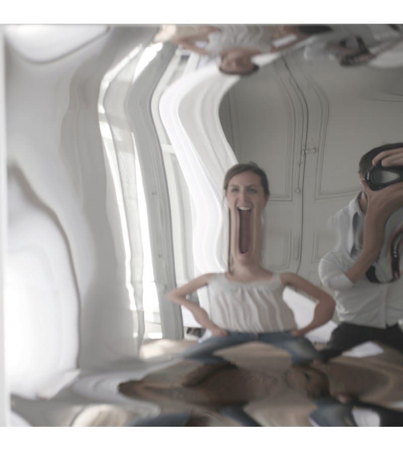 DISTORTING MIRROR PANEL | Wall-mounted mirror By VIDAME EDITIONS design ...