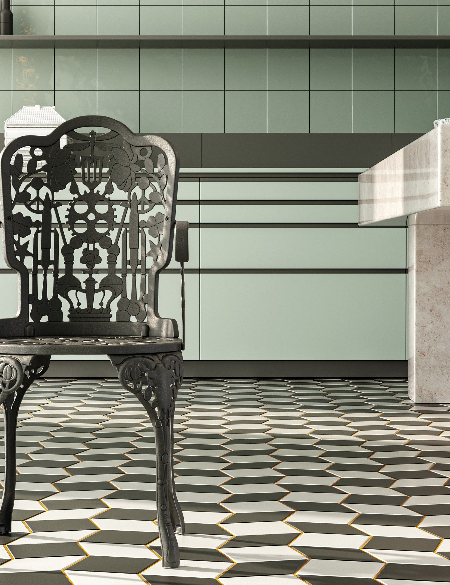 DISTORTION pavimento By Ceramica Bardelli