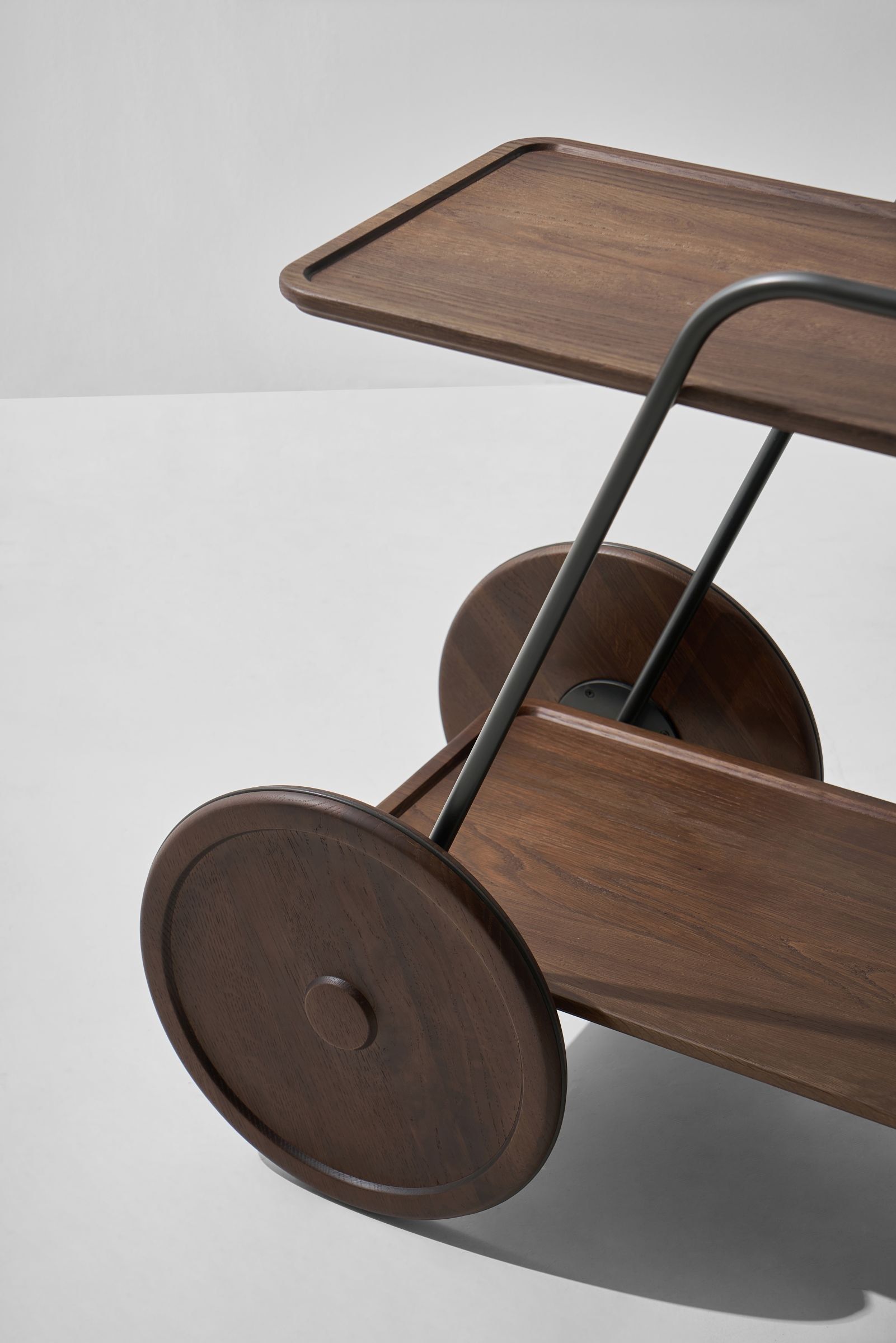 DISTRIKT Wooden food trolley By District Eight