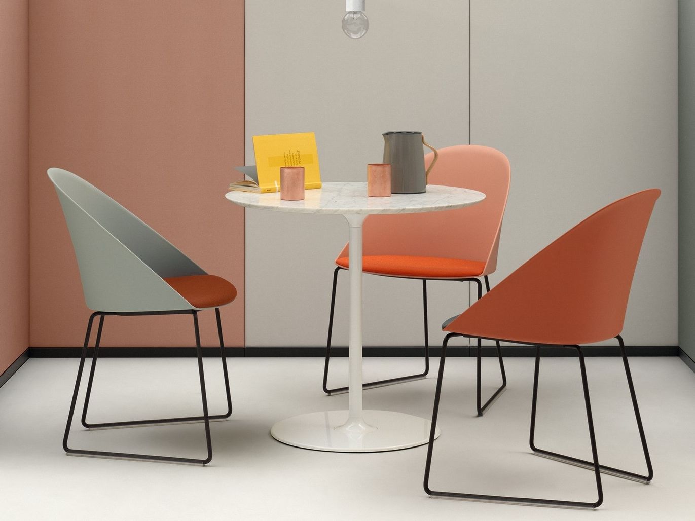 DIZZIE | Marble table By arper design Lievore Altherr Molina