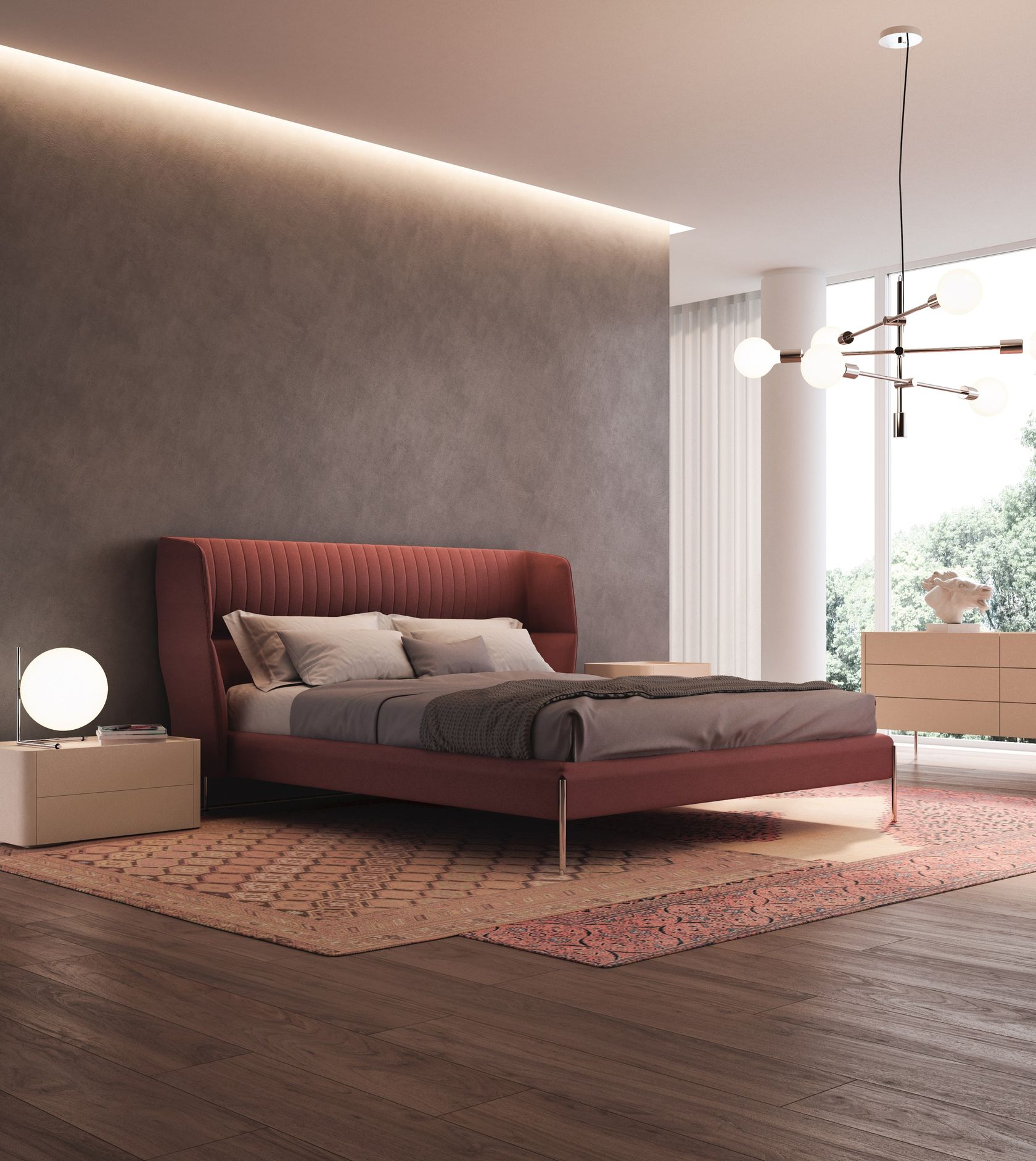 DOLLY LARA | Bed Upholstered double bed By ESTEL GROUP | design Stefano ...
