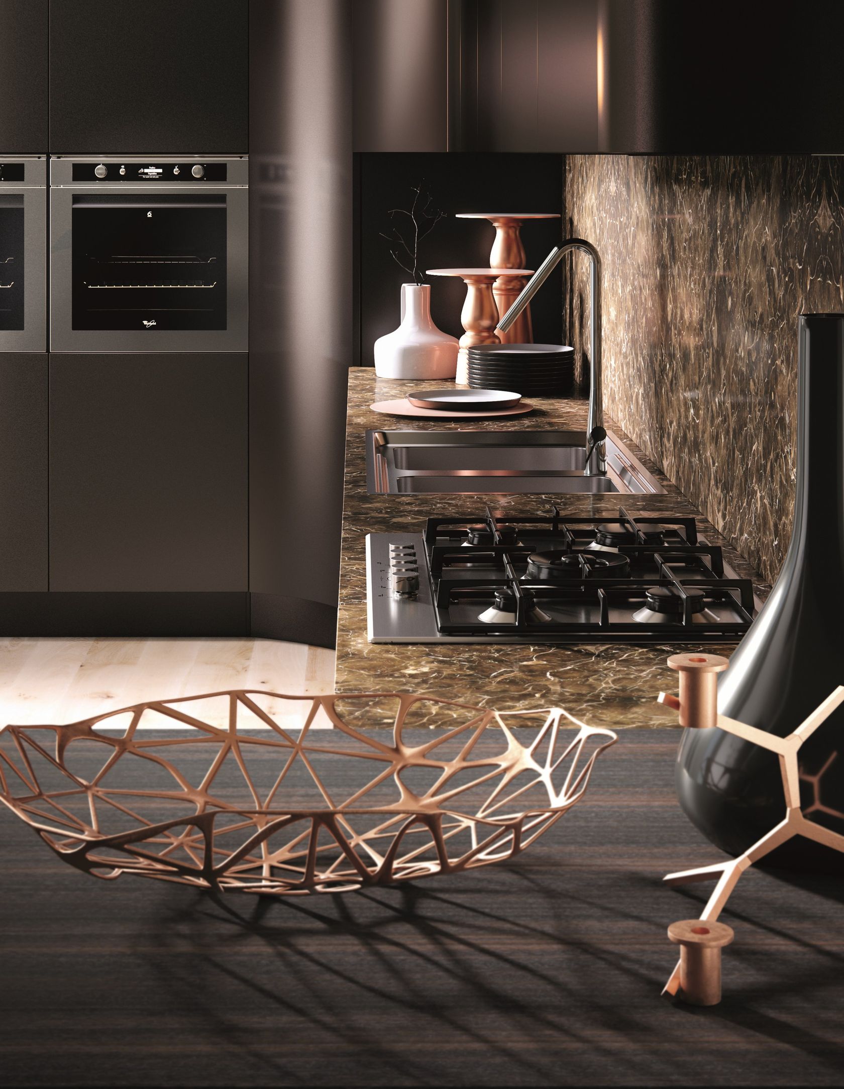 DOMINA | Linear kitchen By Aster Cucine design Lorenzo Granocchia