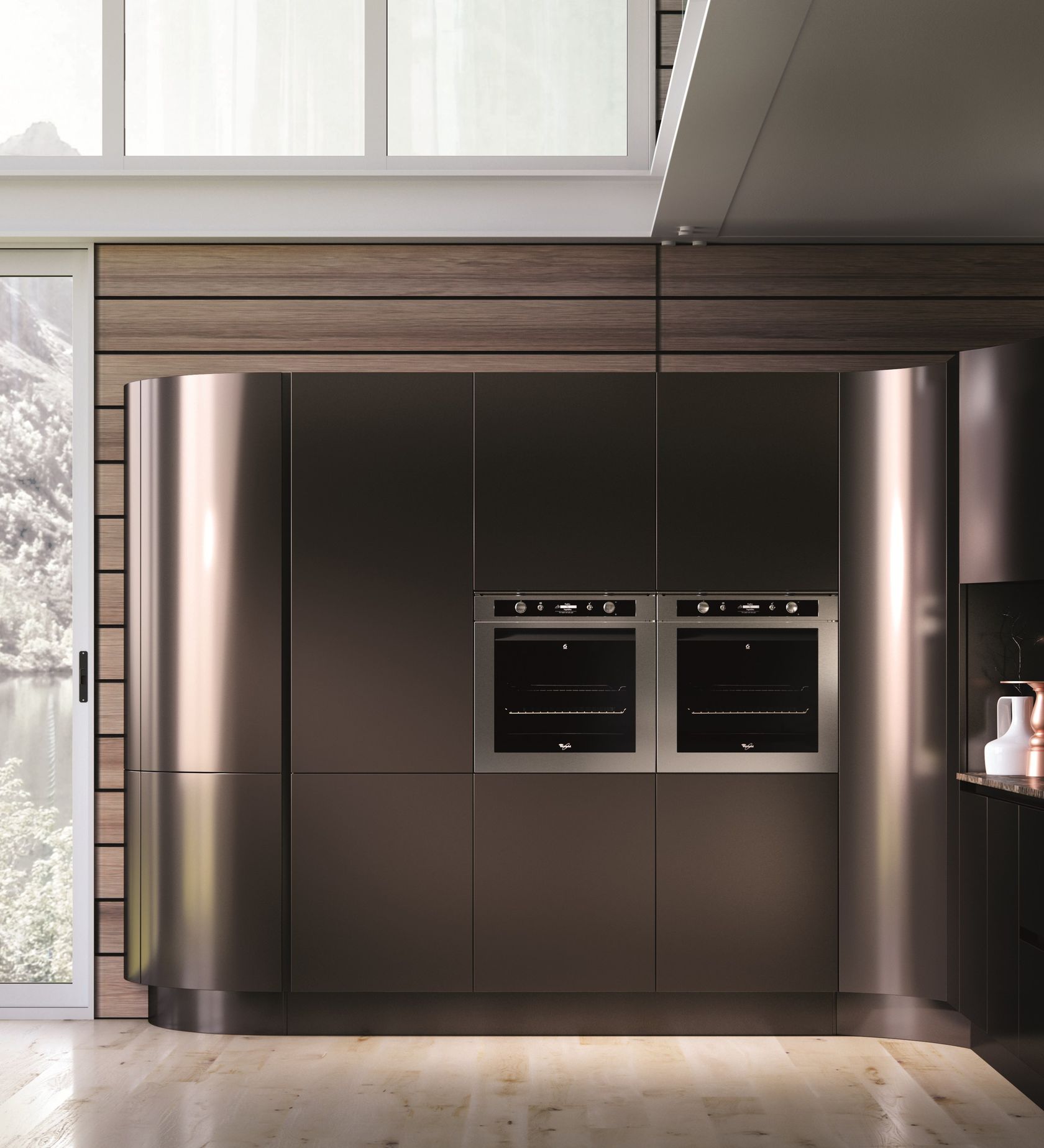 DOMINA | Linear kitchen By Aster Cucine S.p.A. design Lorenzo Granocchia