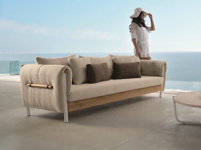 DOMINO | Garden sofa Domino Collection By Talenti design Marco Acerbis