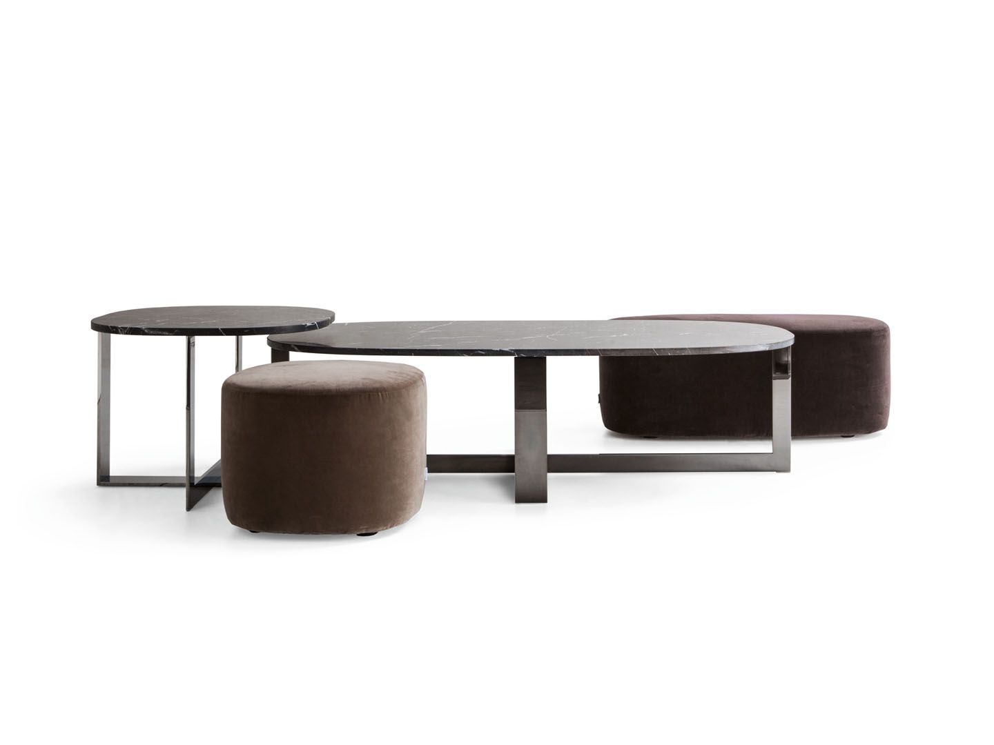 DOMINO NEXT Oval coffee table By Molteni & C. | design Nicola Gallizia