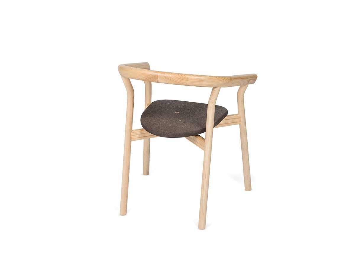 Ash chair with armrests DORA By DAM