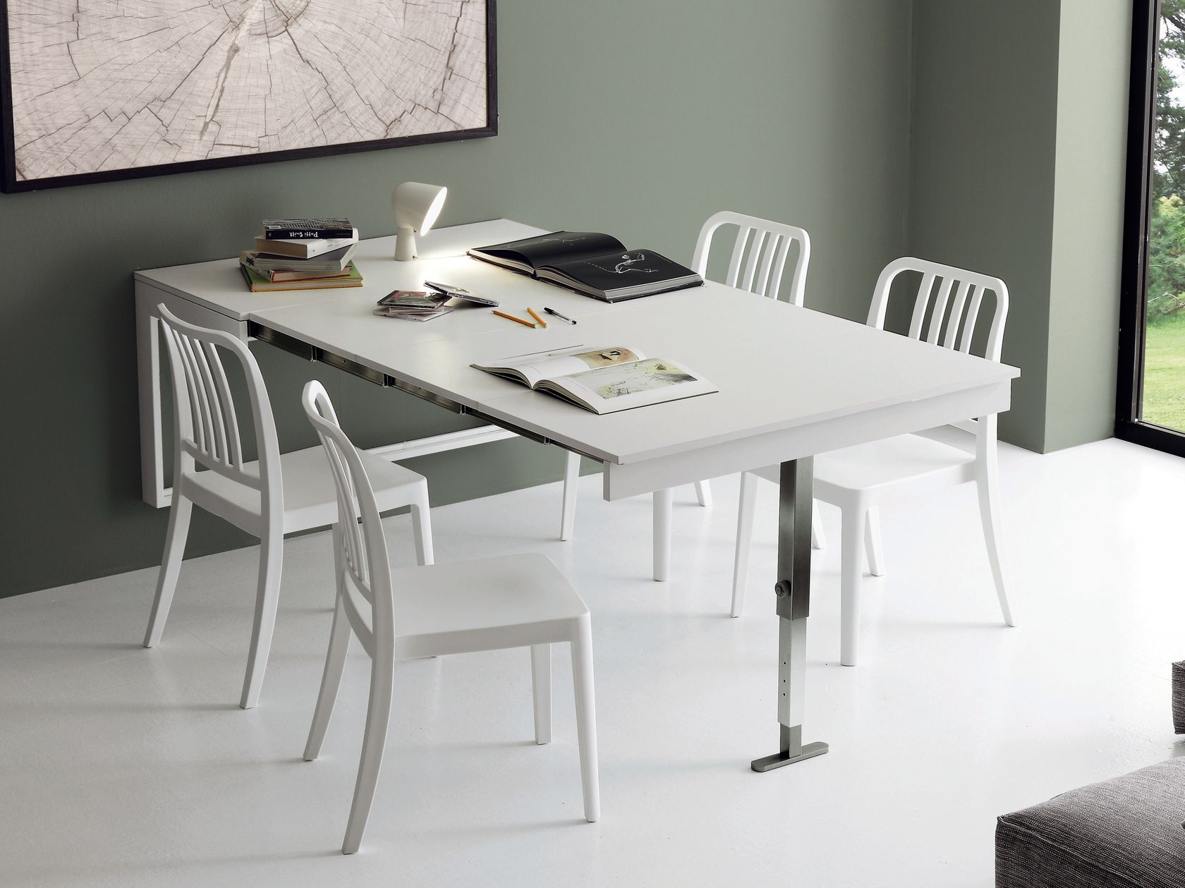 Table murale extensible de cuisine DORY By IDEAS Group