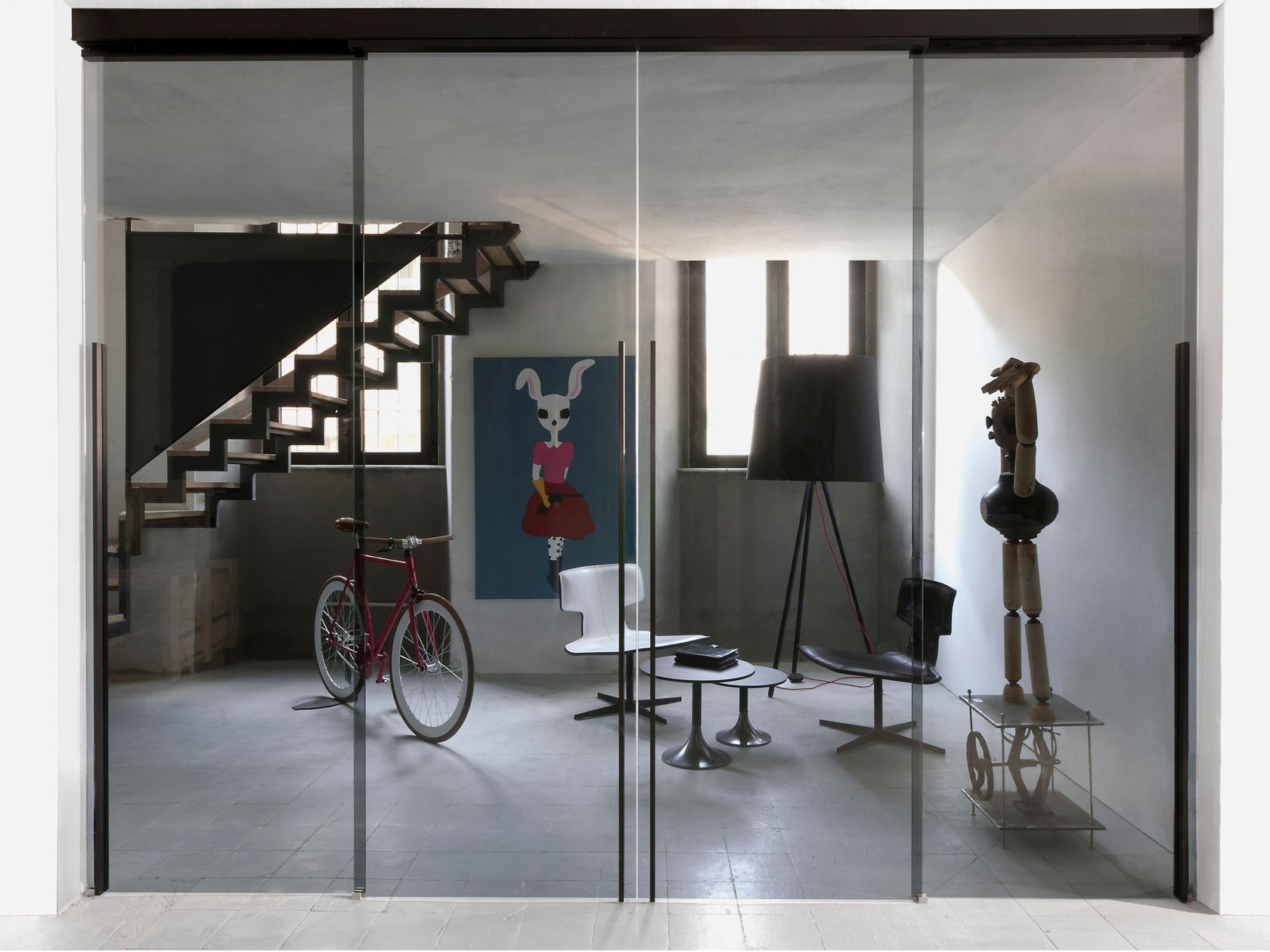 DOT Glass sliding door By ALBED | design CRS Albed