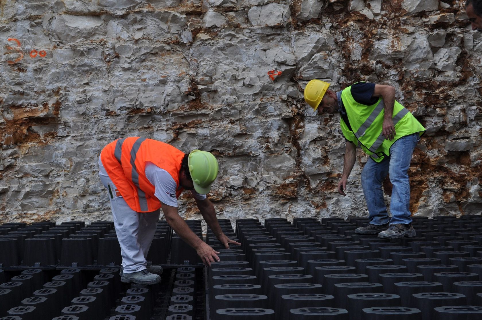 Drainage channel and part DRAINPANEL By Geoplast