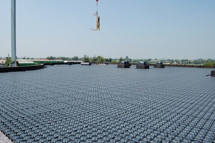 DRAINROOF Roof garden system By Geoplast