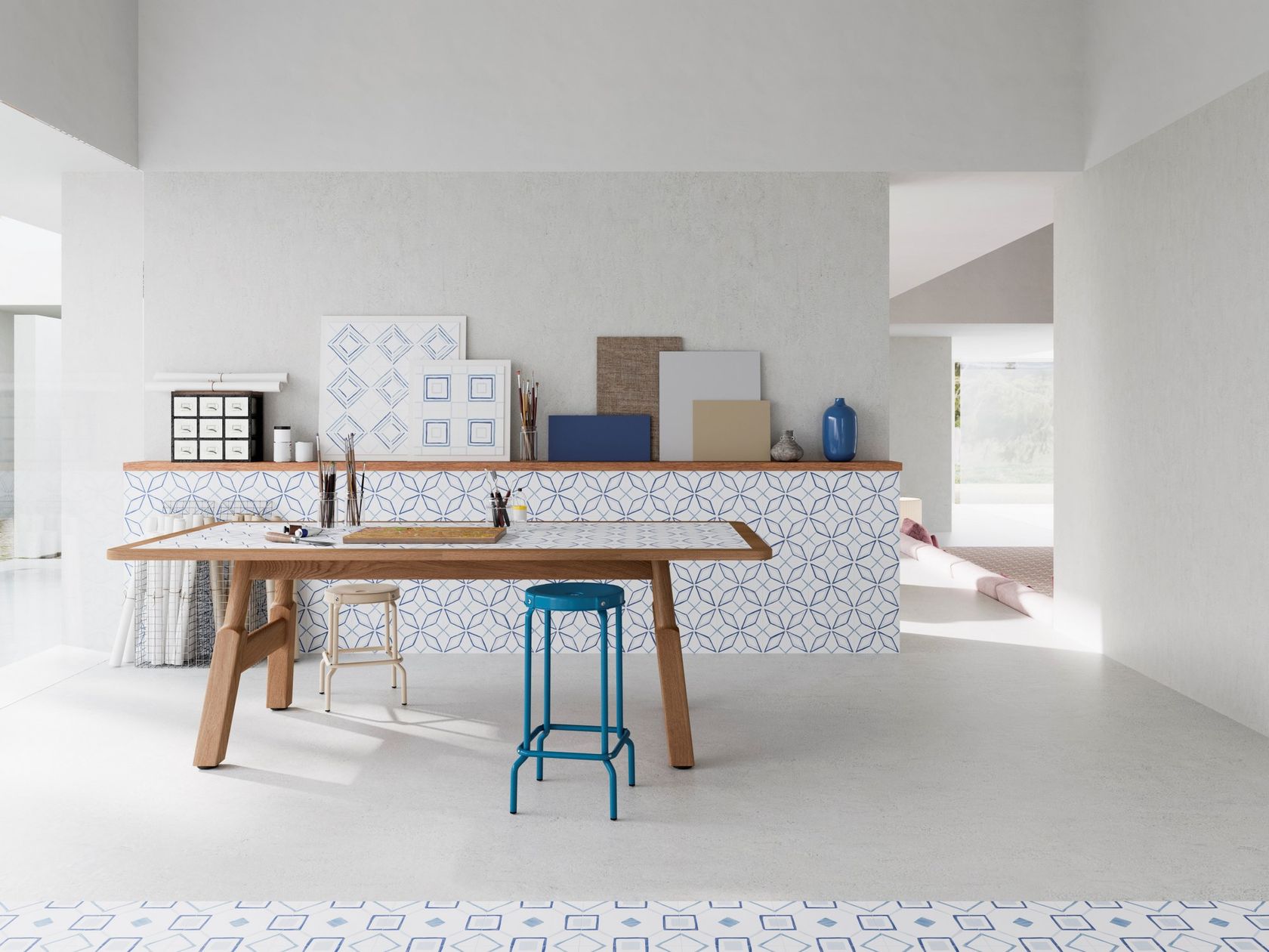 Porcelain stoneware wall/floor tiles DRAW By Harmony