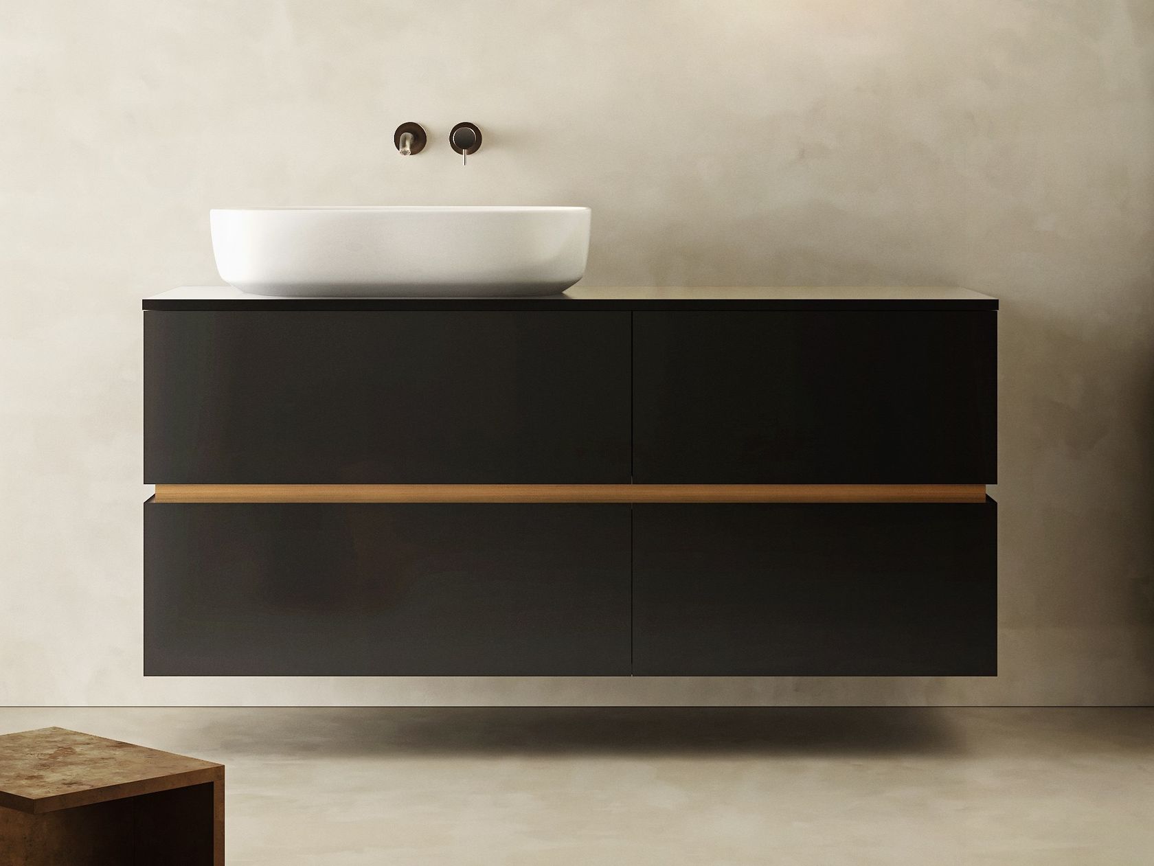 DRESSCODE Single vanity unit with drawers By Moab | design Studio Moab ...