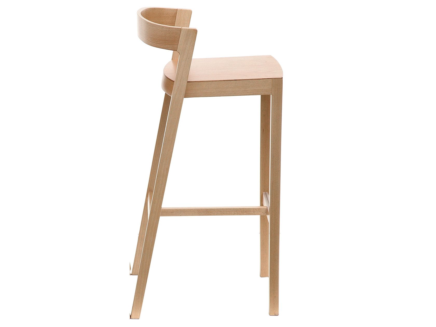 DRIVE High ash stool with back By Bedont | design Lorenz+Kaz