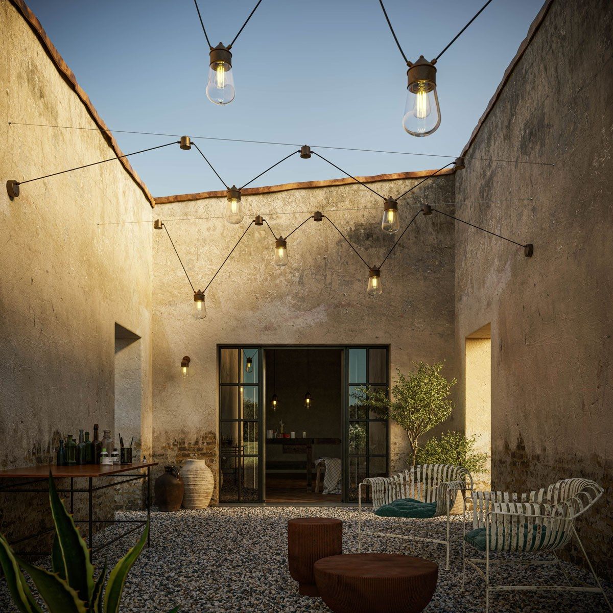 DROP 270.02 LED glass pendant lamp By Il Fanale