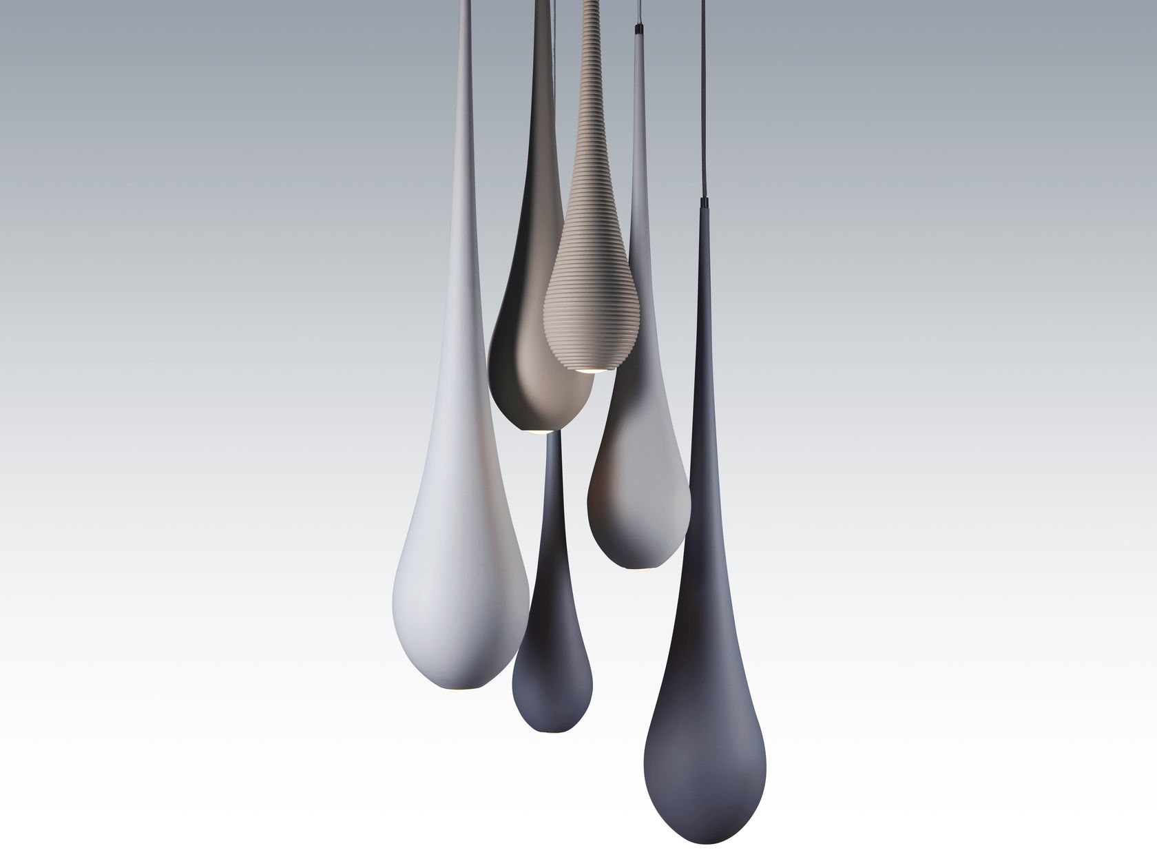DROP CHANDELIER Handmade resin pendant lamp By Bloomboom | design ...
