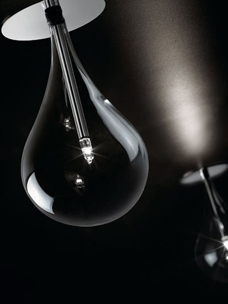 Glass ceiling lamp DROP DOWNLIGHT By ALMA LIGHT