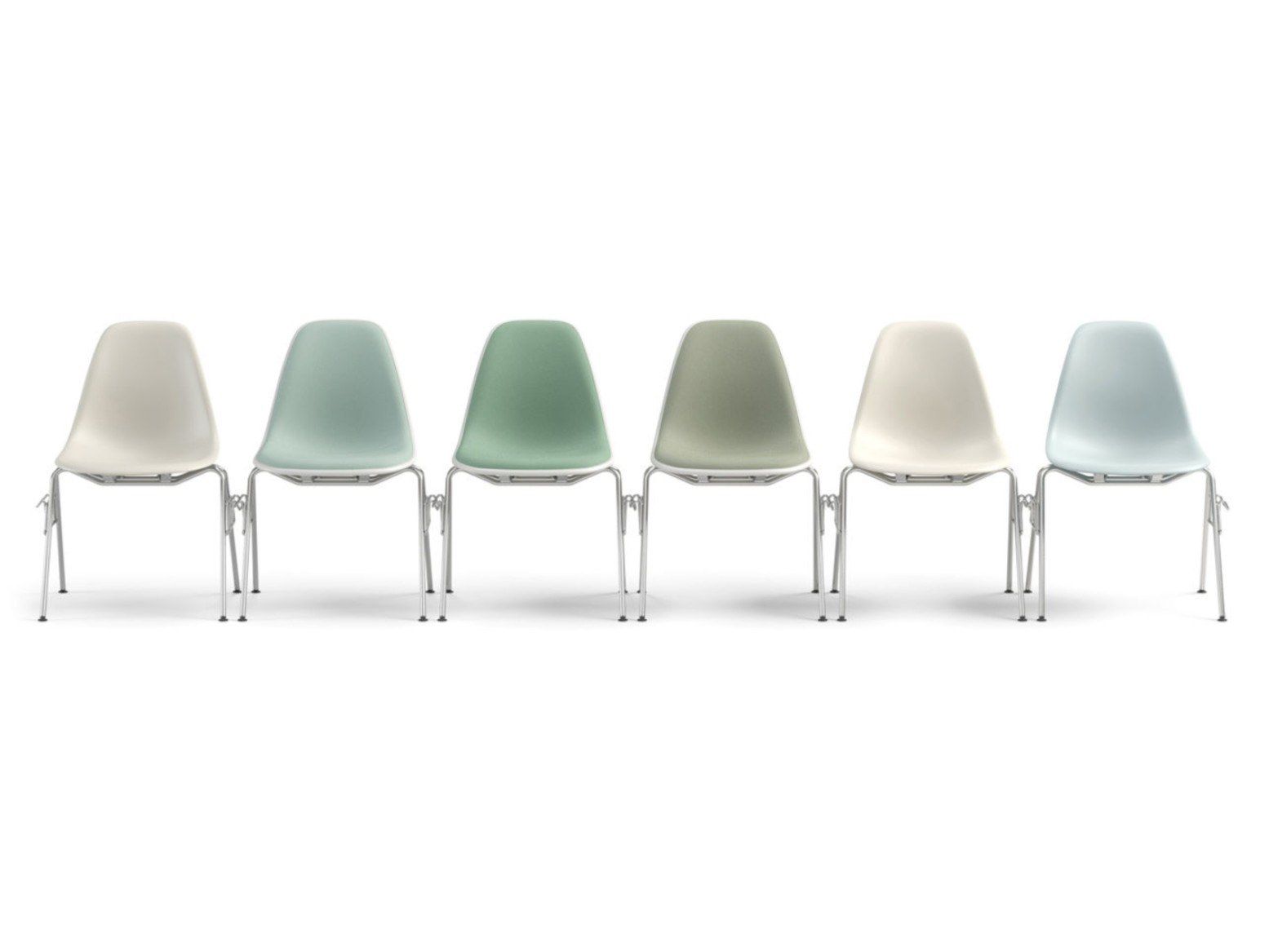EAMES PLASTIC CHAIR Stackable polypropylene training chair By Vitra ...