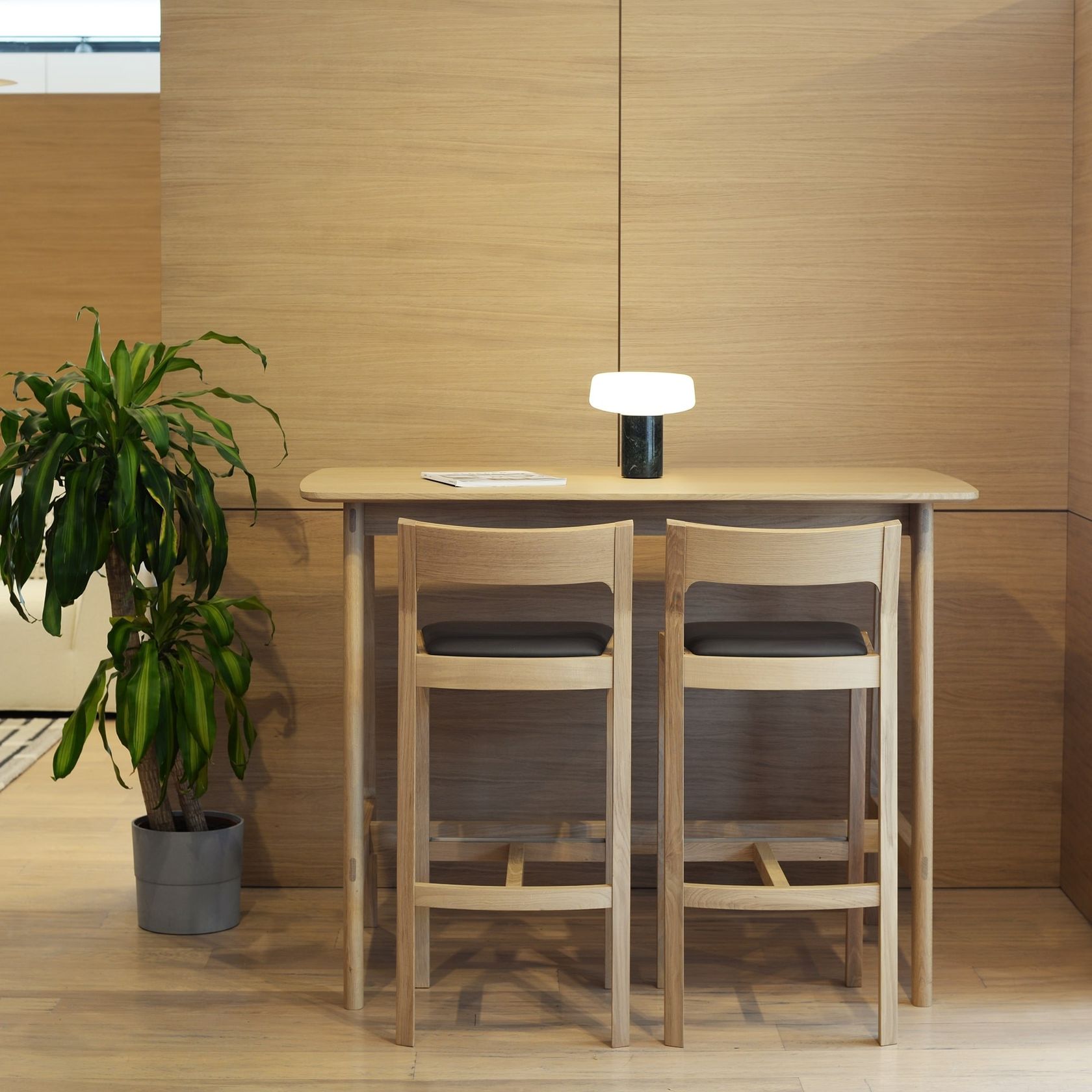 DULWICH Wooden high table By Case | design Matthew Hilton