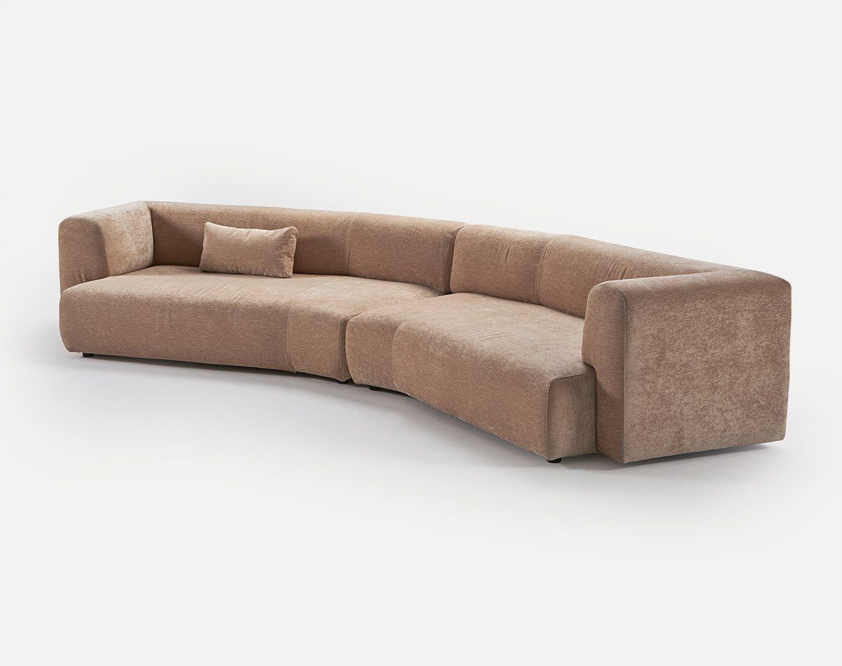 DUO MAXI | Divano curvo Divano modulare curvo in cotone By Sancal ...