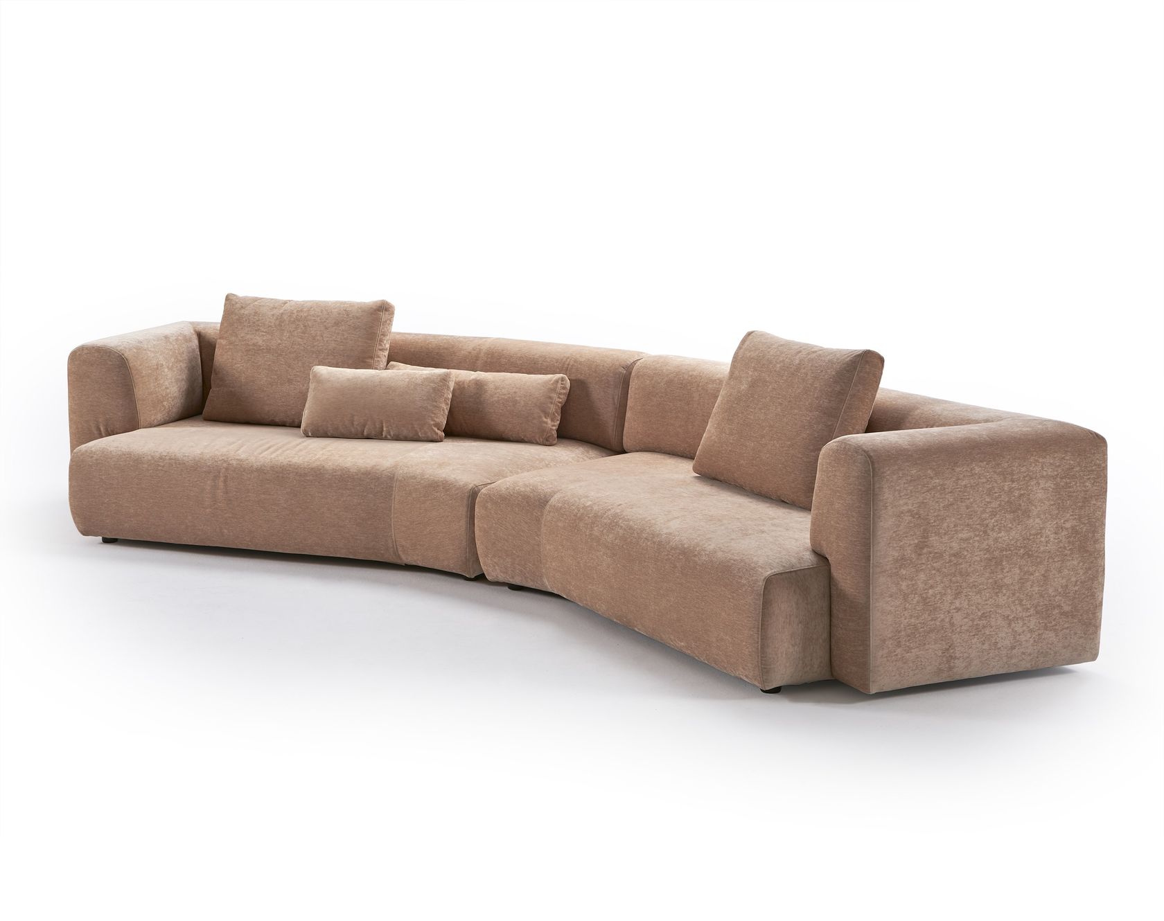 DUO MAXI | Divano curvo Divano modulare curvo in cotone By Sancal ...