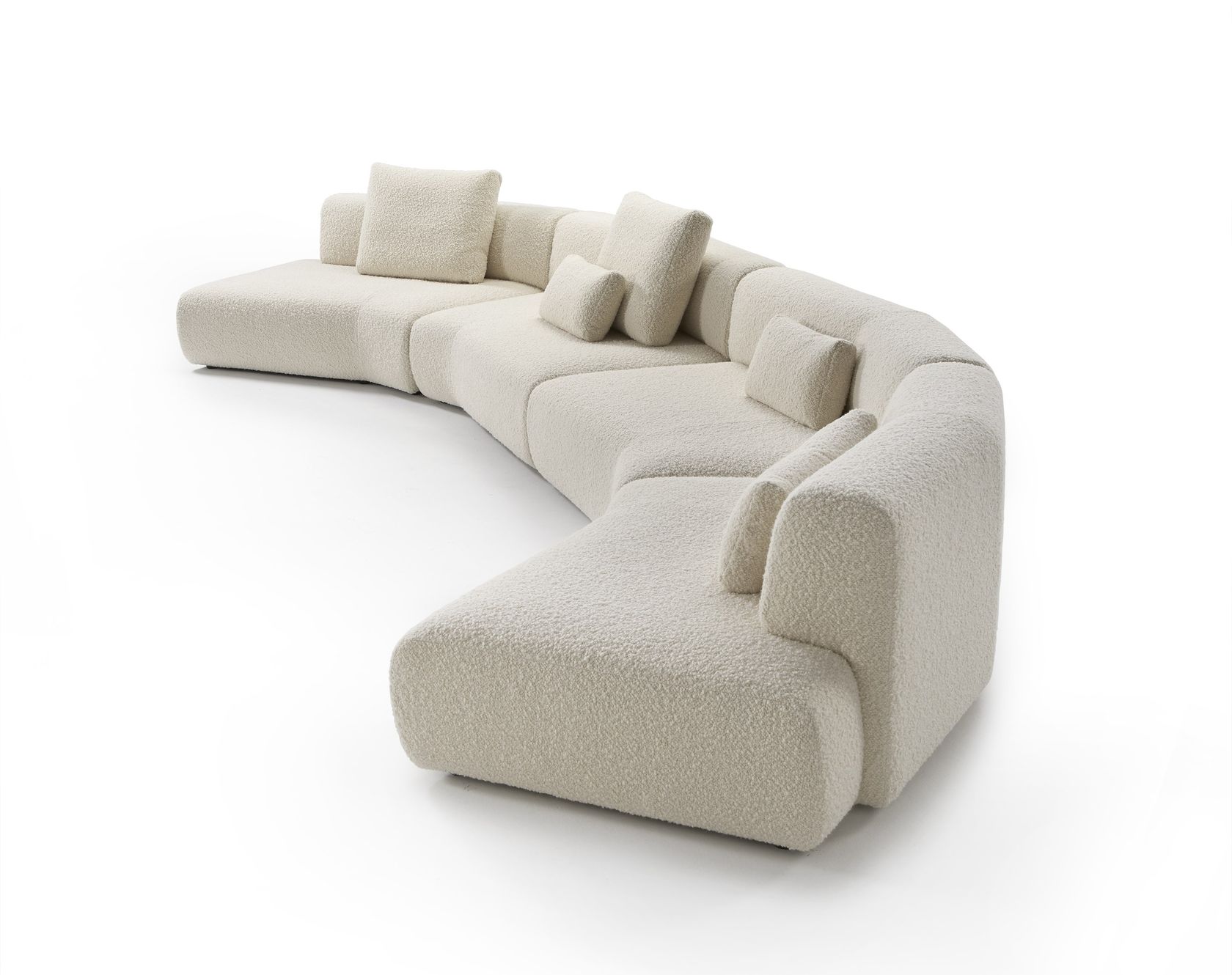 DUO MAXI | Divano curvo Divano modulare curvo in cotone By Sancal ...