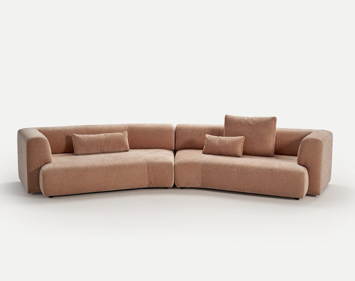 DUO MAXI | Divano curvo Divano modulare curvo in cotone By Sancal ...