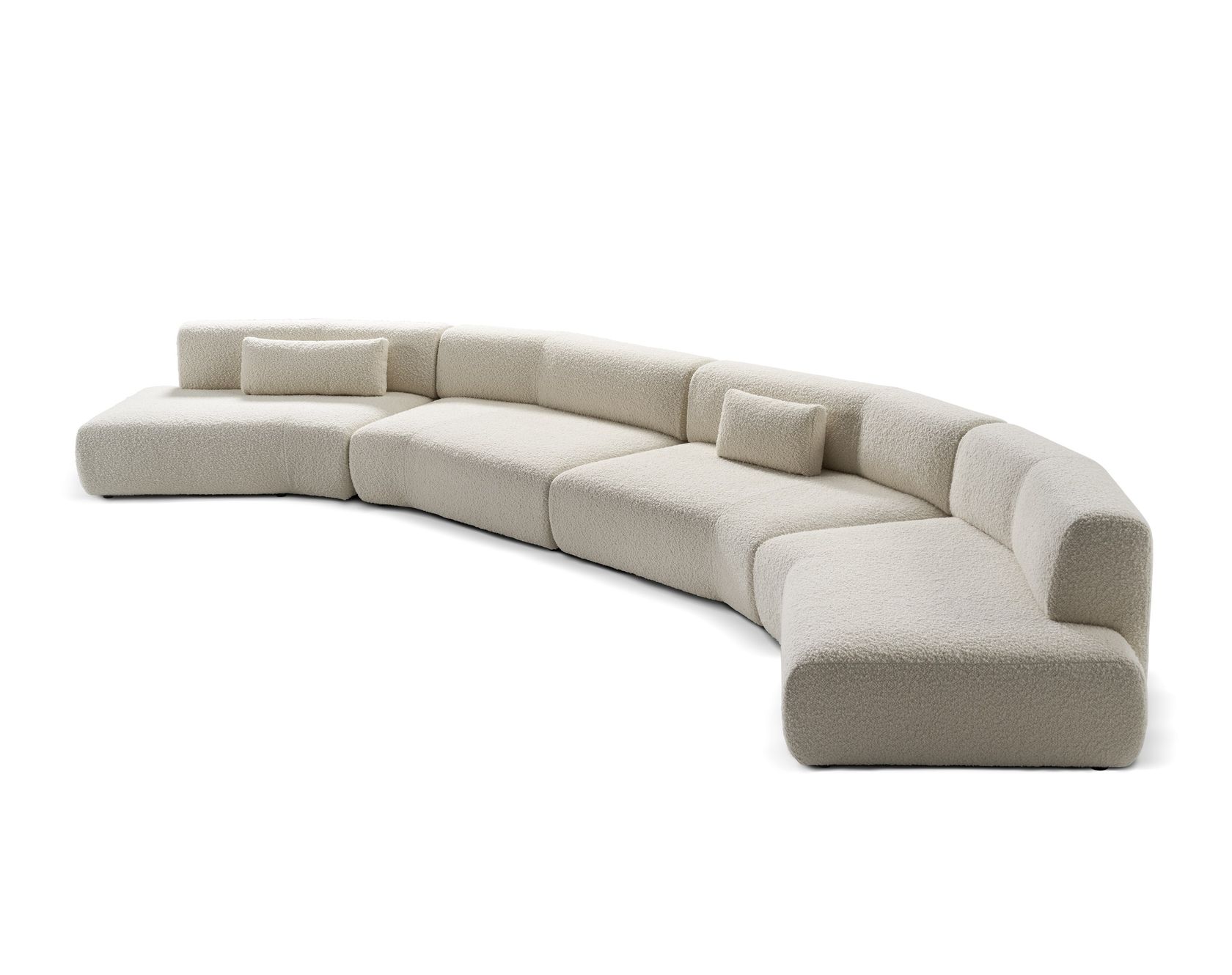 DUO MAXI | Divano curvo Divano modulare curvo in cotone By Sancal ...