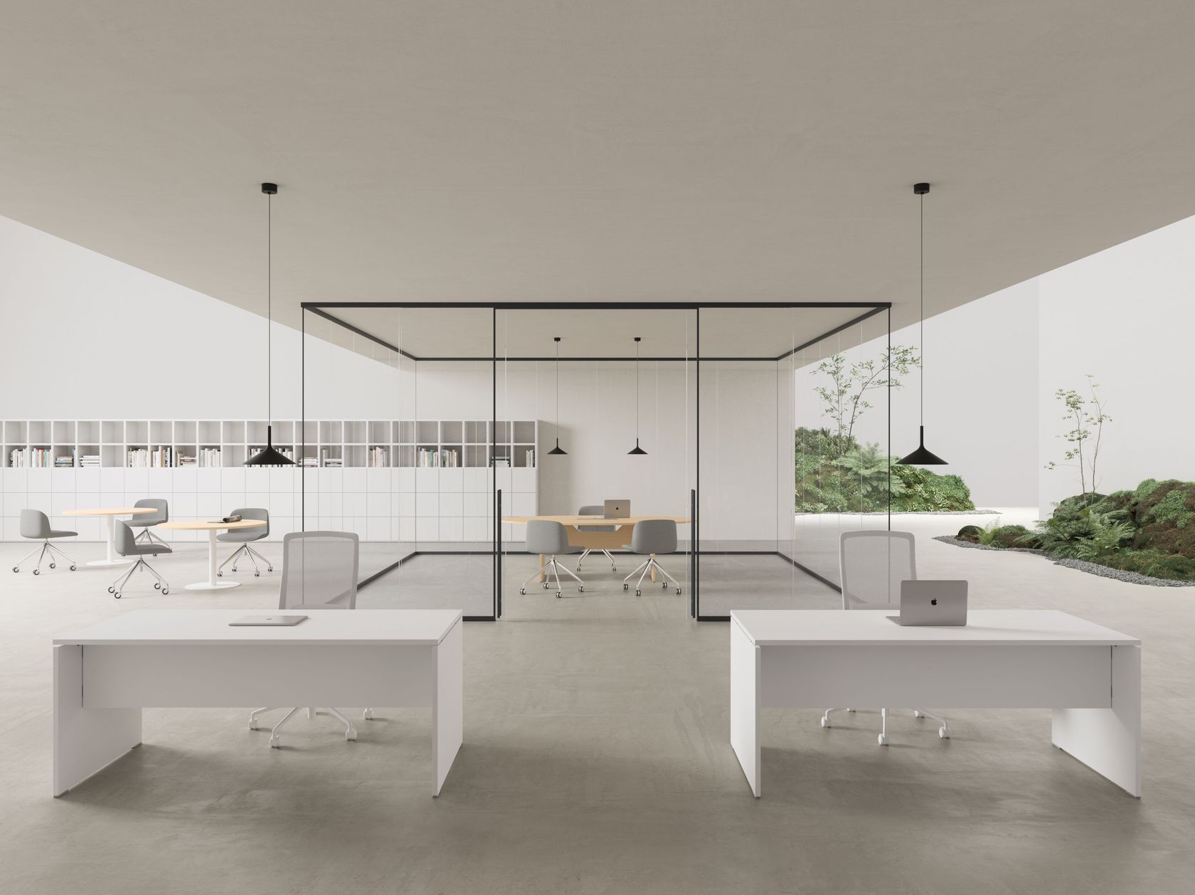 TREKO Sectional rectangular melamine office desk By DVO | design ...