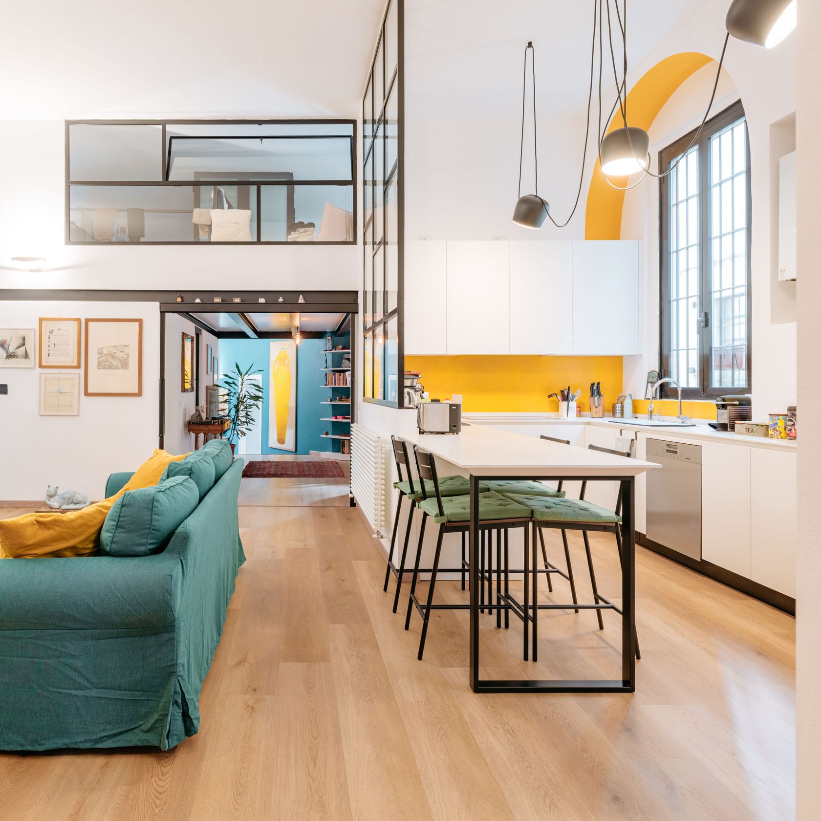 CLAP!3D Synthetic material flooring with wood effect By Déco