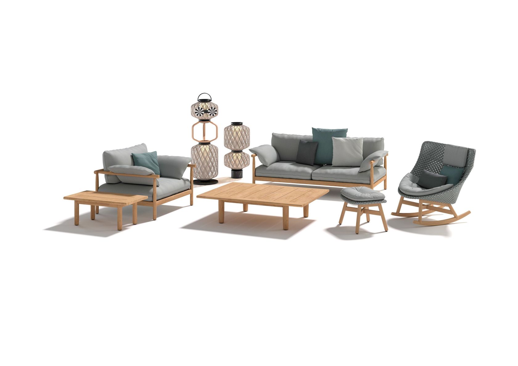 MBRACE Footstool By DEDON | design Sebastian Herkner