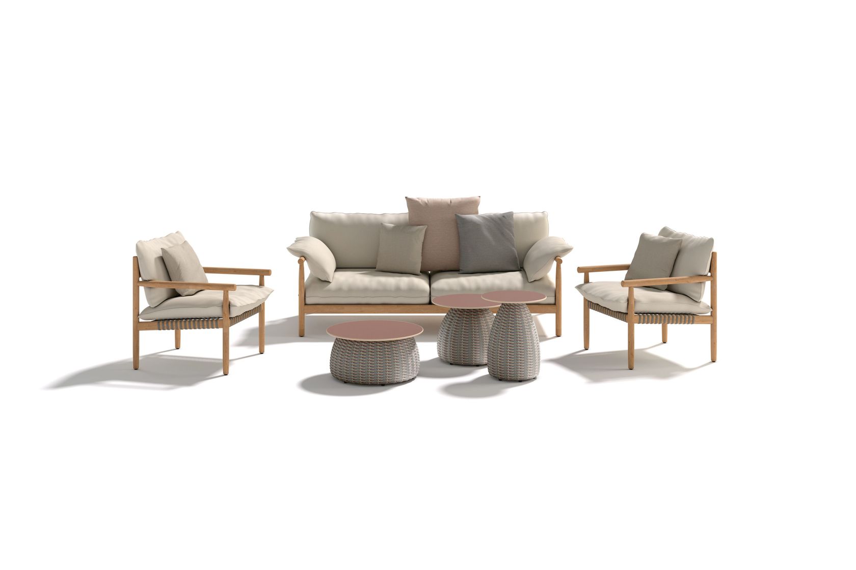 PORCINI Garden side table By DEDON