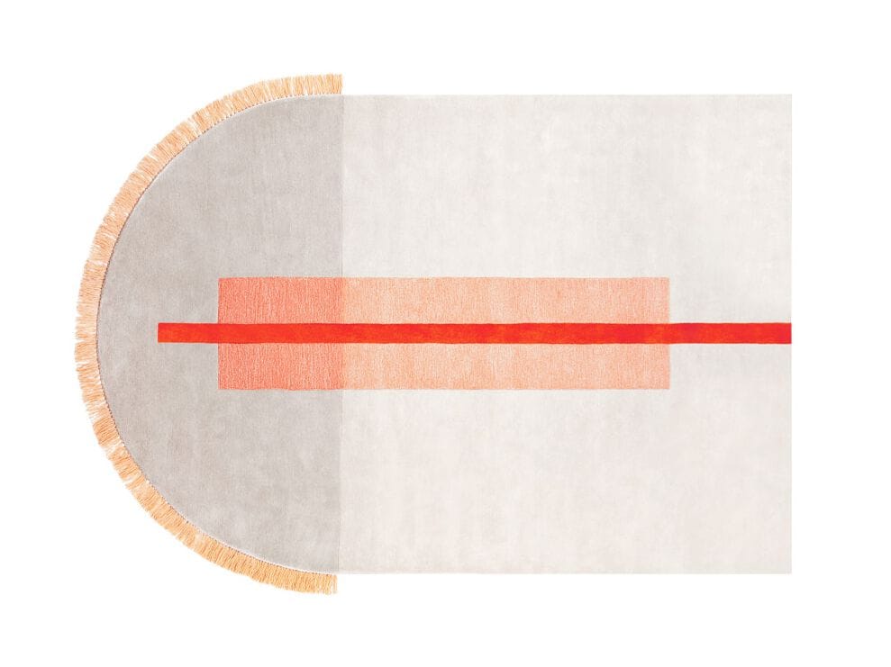 OVERLAY PILL BLUE Rug By DesignByThem