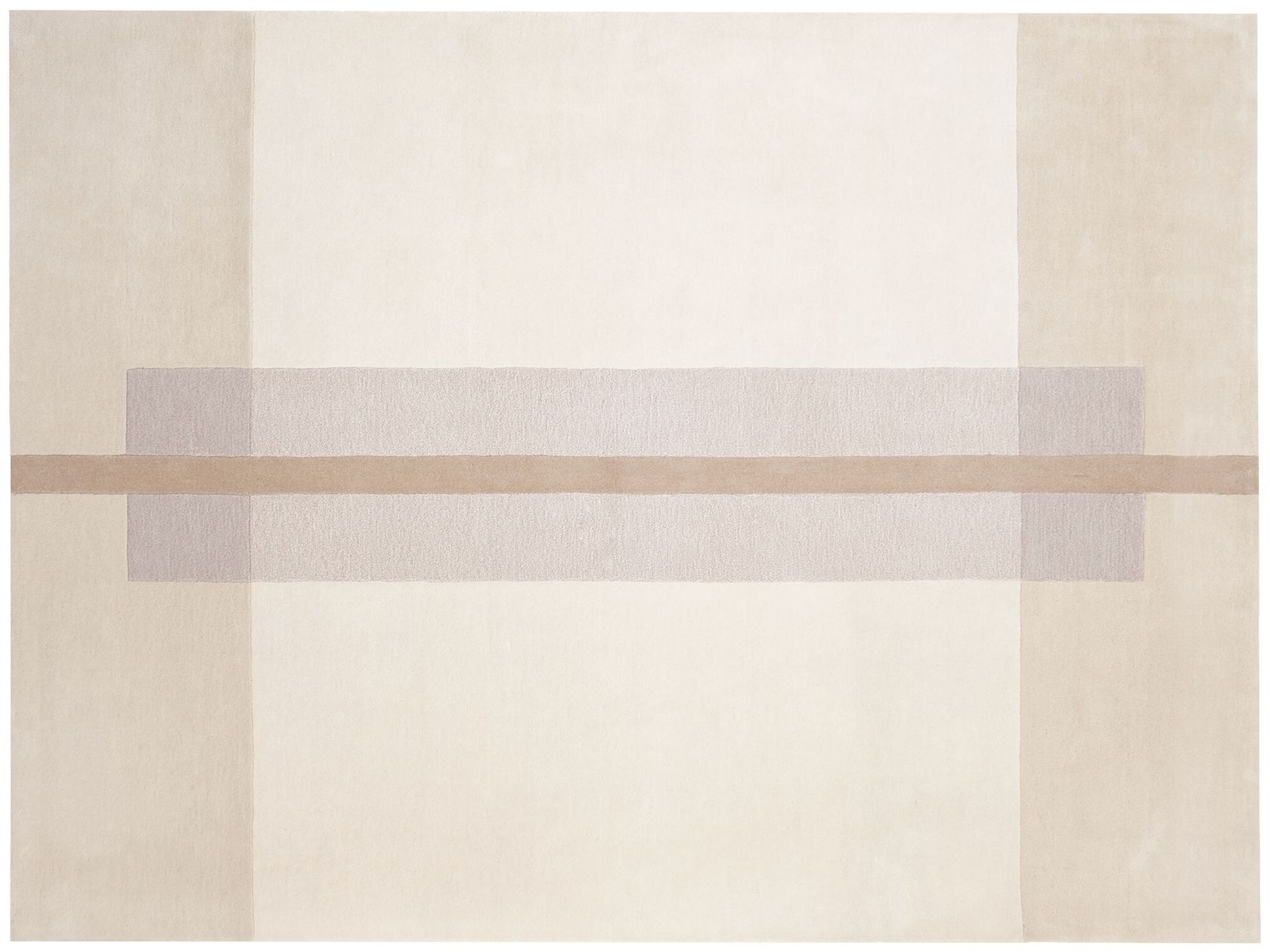 OVERLAY RECTANGLE NEUTRAL Rug By DesignByThem