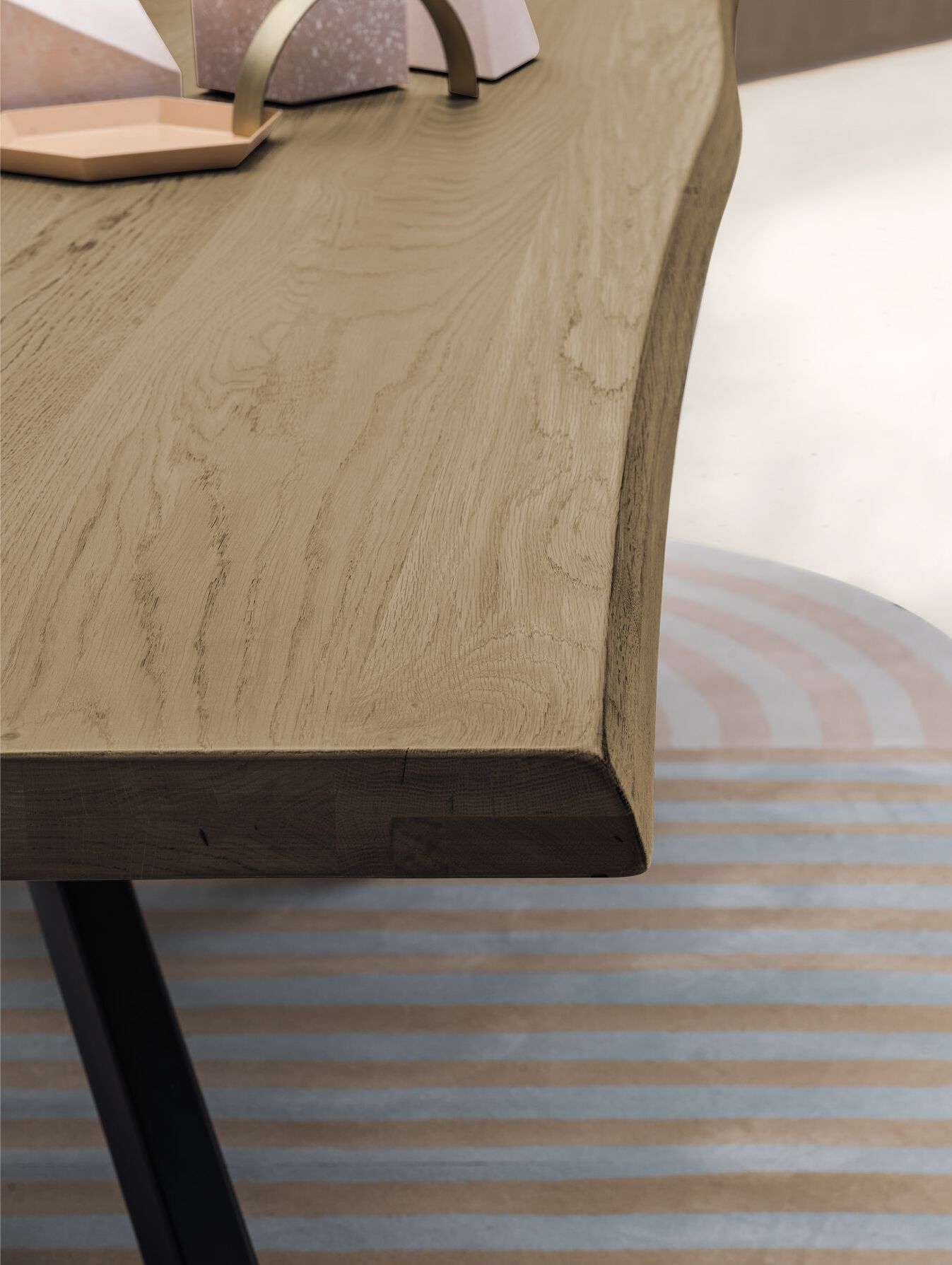 BALTIMORA Rectangular oak Table top By Devina Nais