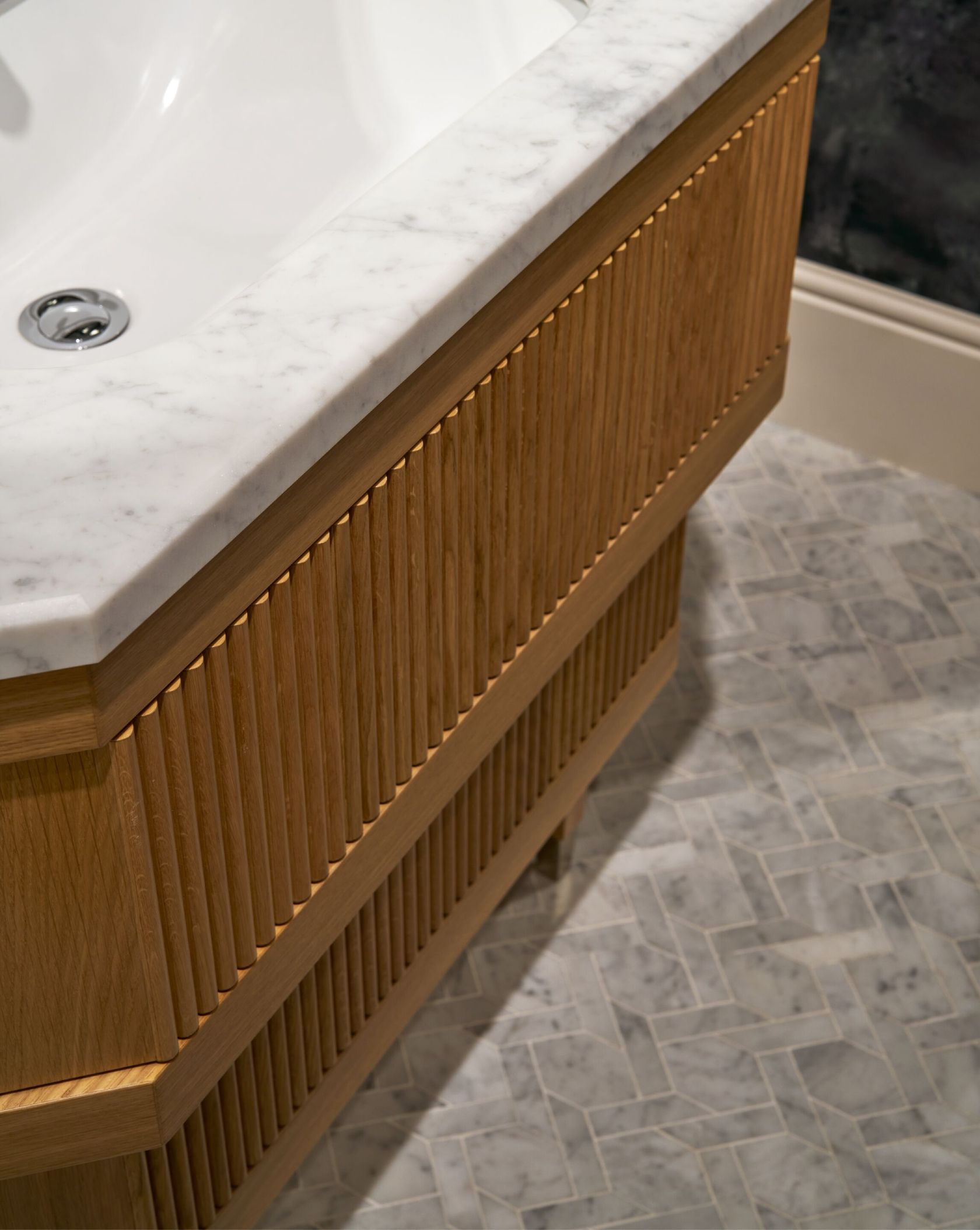 METROPOLITAN ESSENCE Floor-standing vanity unit By Devon&Devon