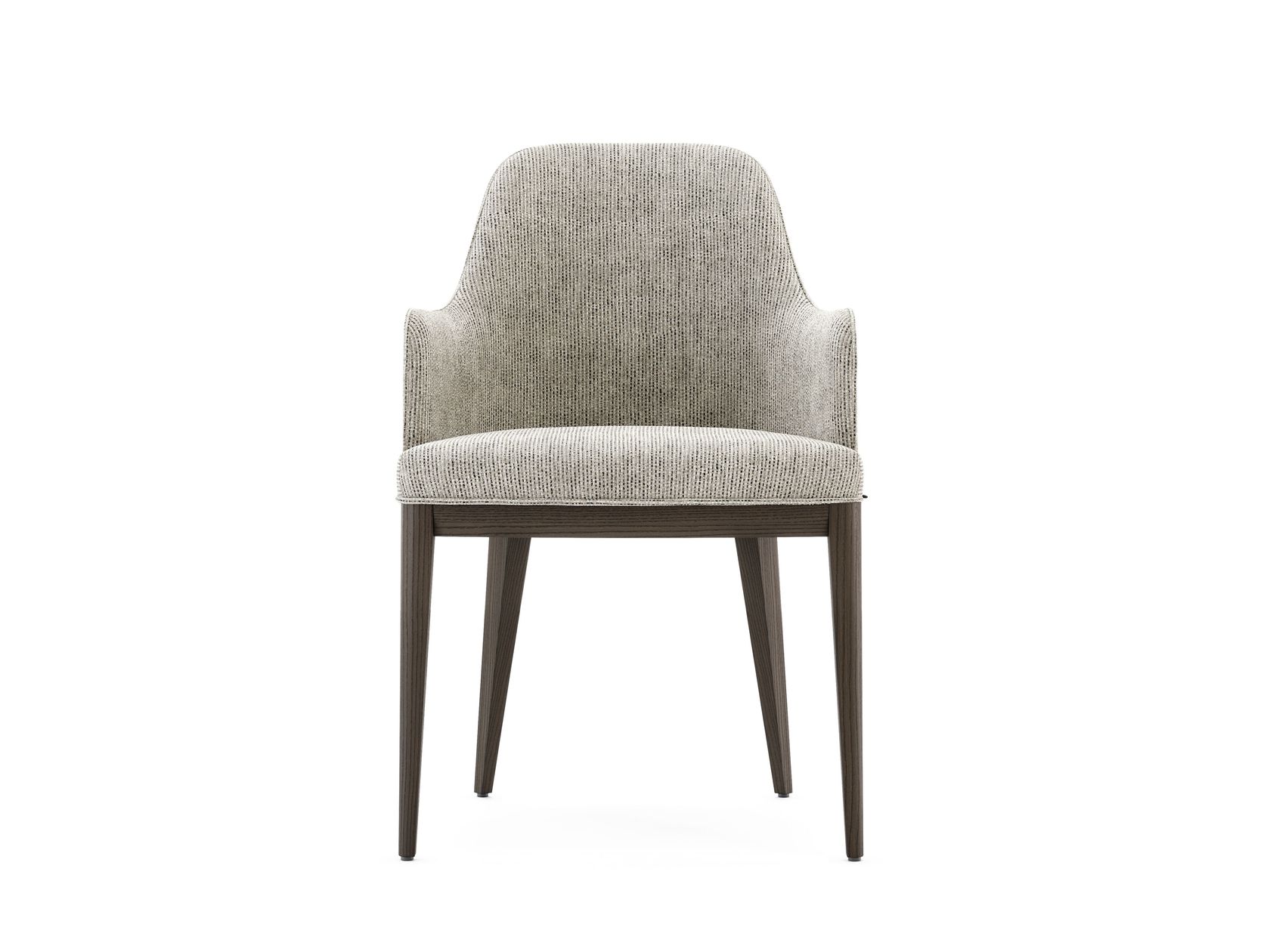 ANNA Upholstered fabric chair with armrests By Domkapa