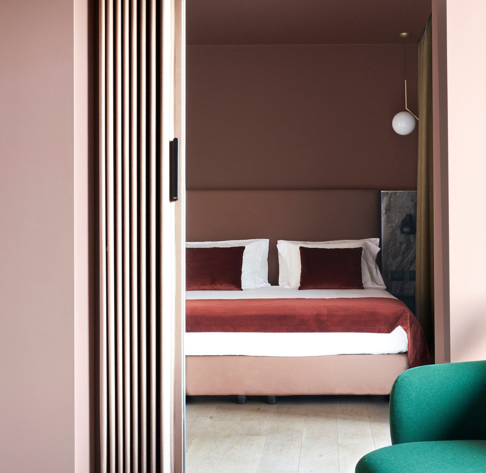 Lateral opening door Textile door By Dooor