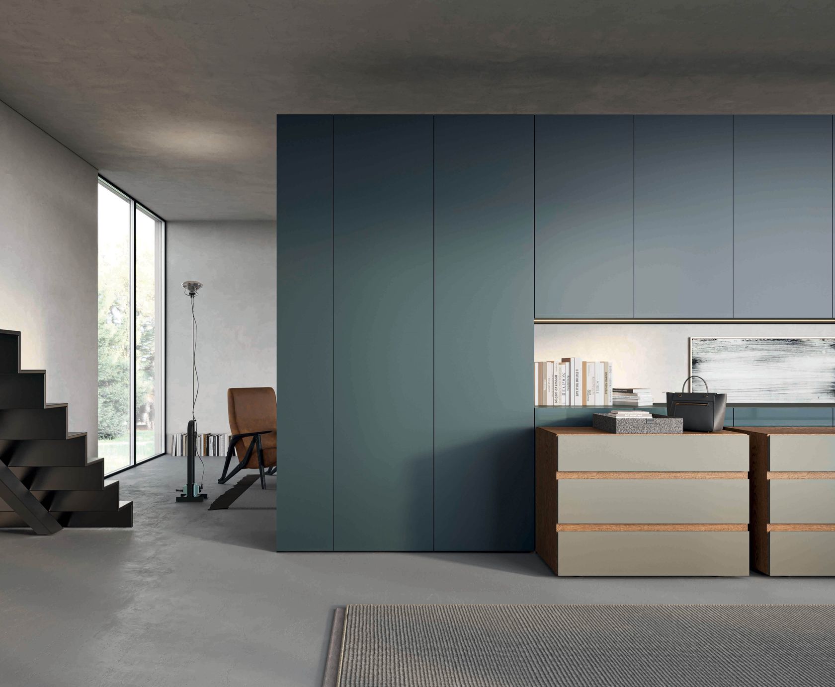 Armadio bifacciale Armadio componibile in legno By TUMIDEI